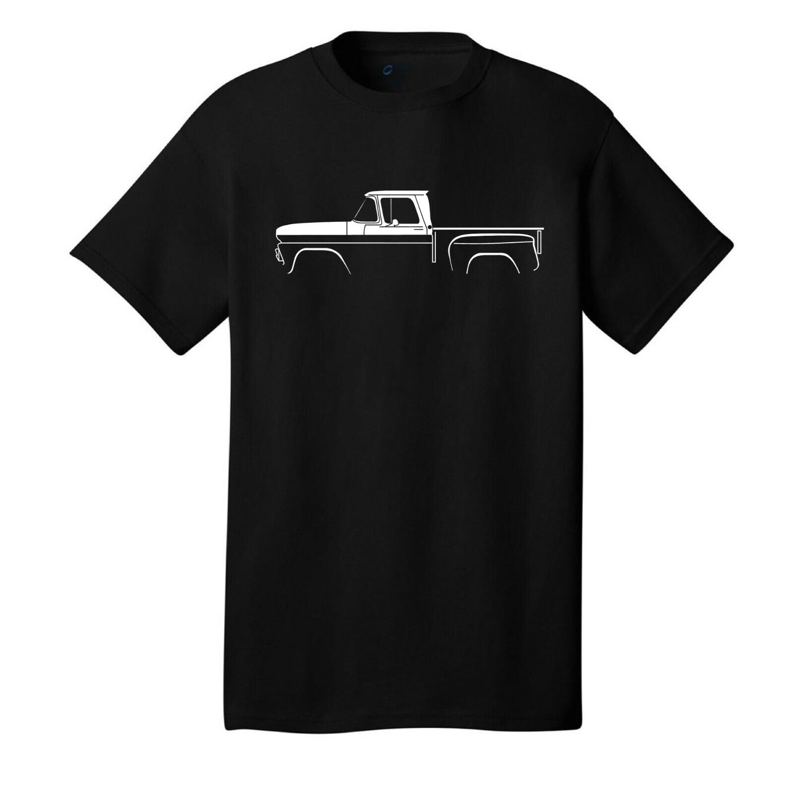 Chevrolet C10 Truck 1960-1963 Silhouette T-shirt - Walmart.com
