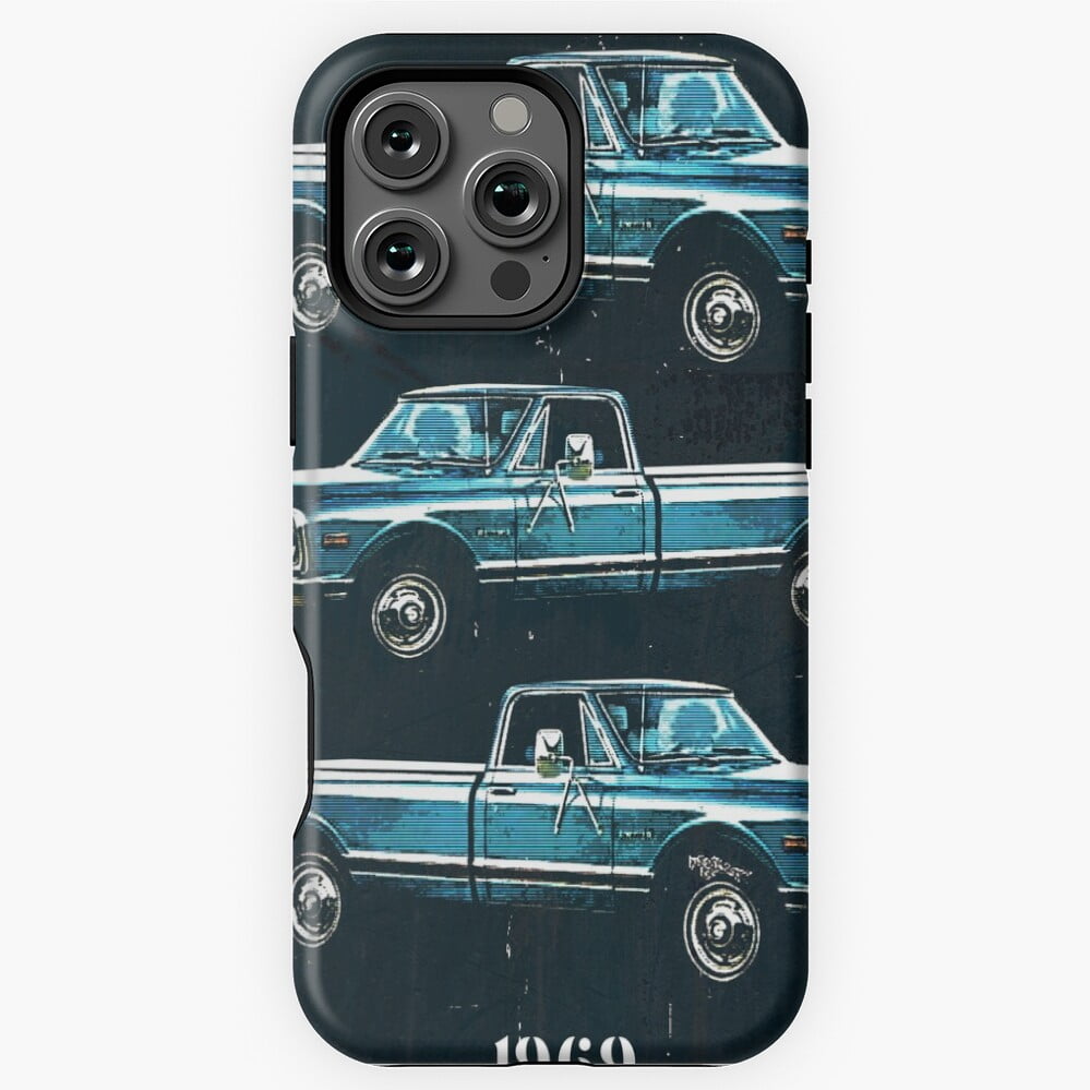 Chevrolet C10 Truck Artwork Classic Phone Case for iPhone 16 15 14 13 ...