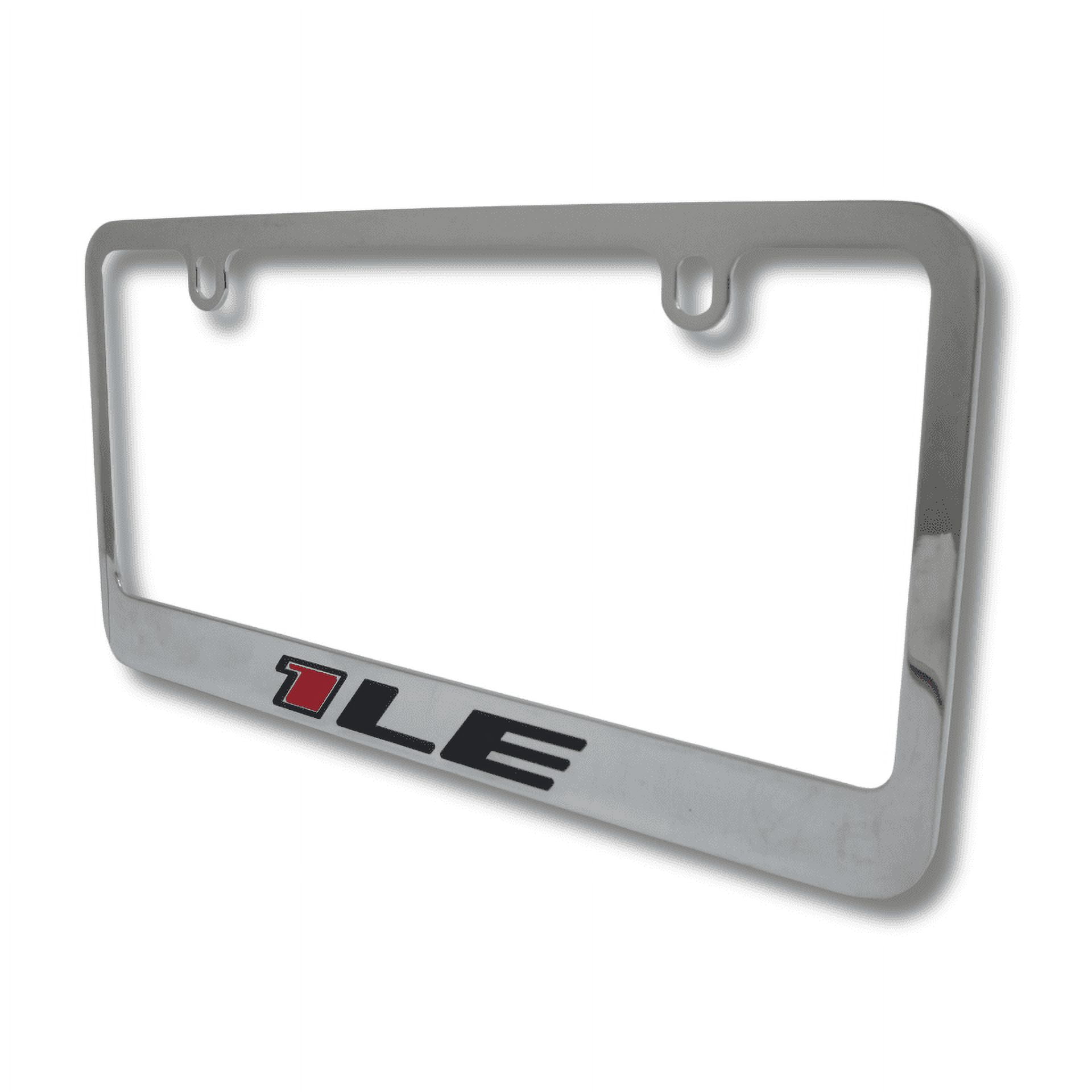 Chevrolet Camaro 1LE Logo Chrome Zinc Metal License Plate Frame ...