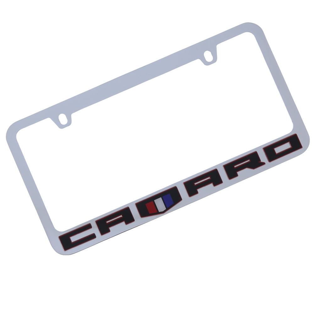 Chevrolet Camaro Logo License Plate Frame (Chrome) - Walmart.com