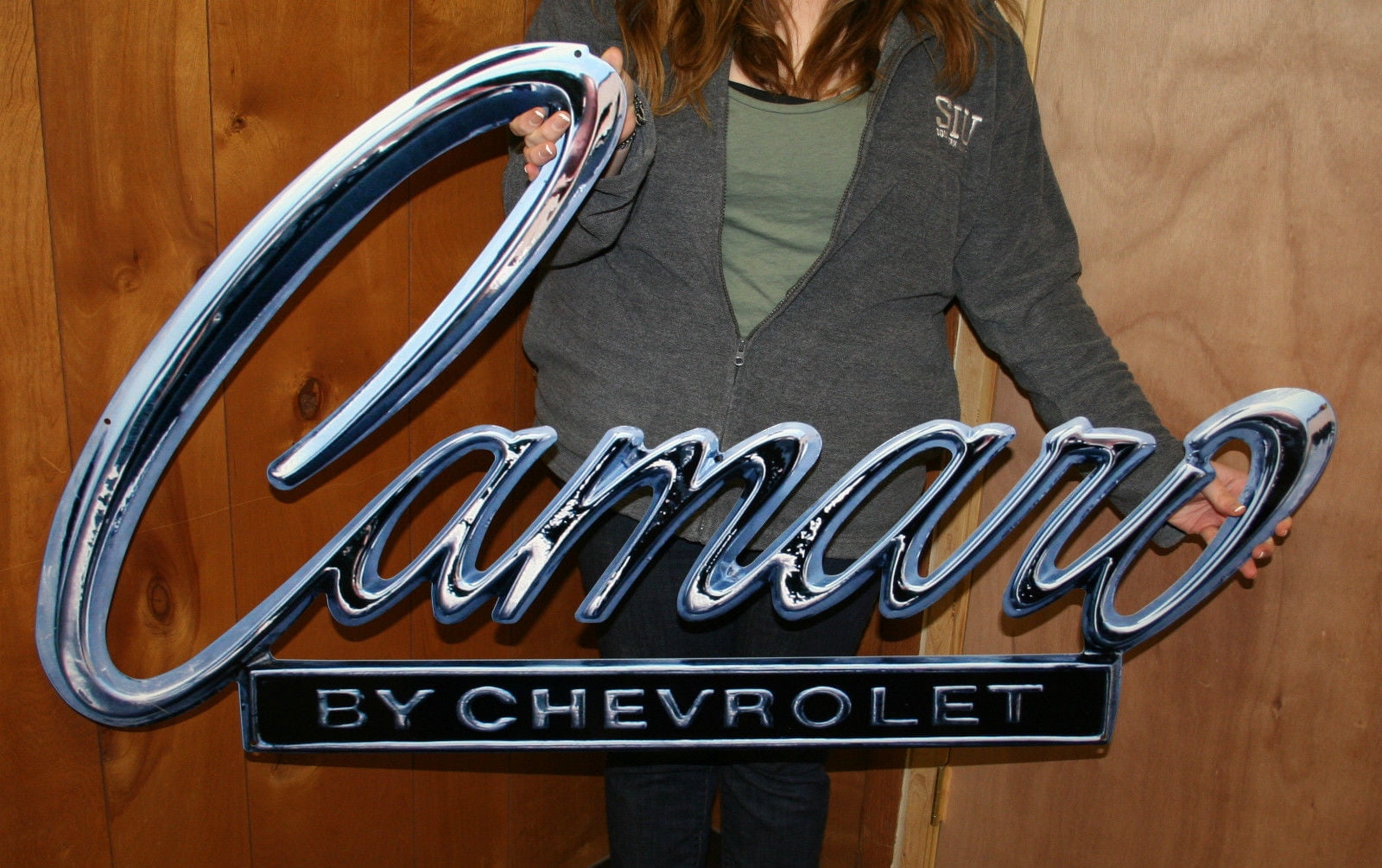 Chevrolet Camaro Metal Sign 1968-69 Header Deck Flat Metal Sign ...