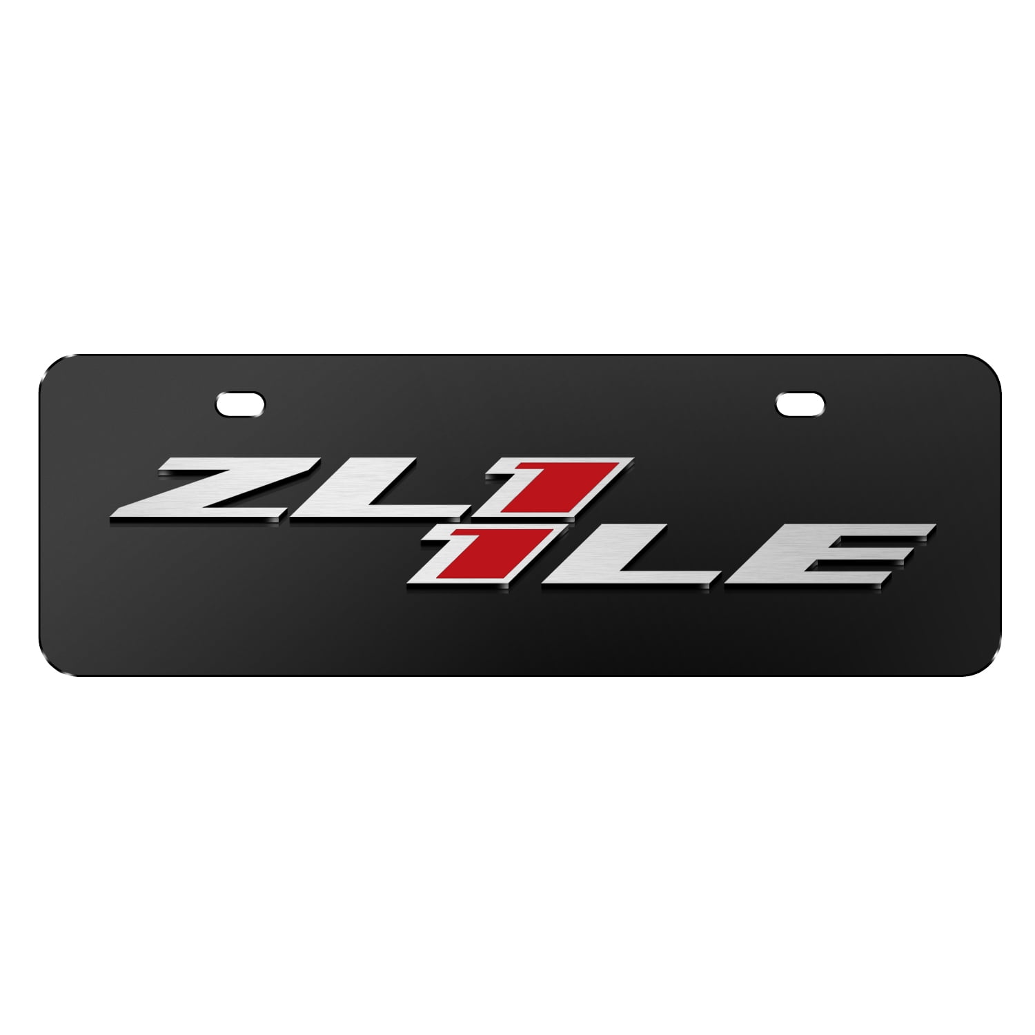 Chevrolet Camaro ZL1-1LE 3D Logo 12" x 4.25" European Look Black Half ...