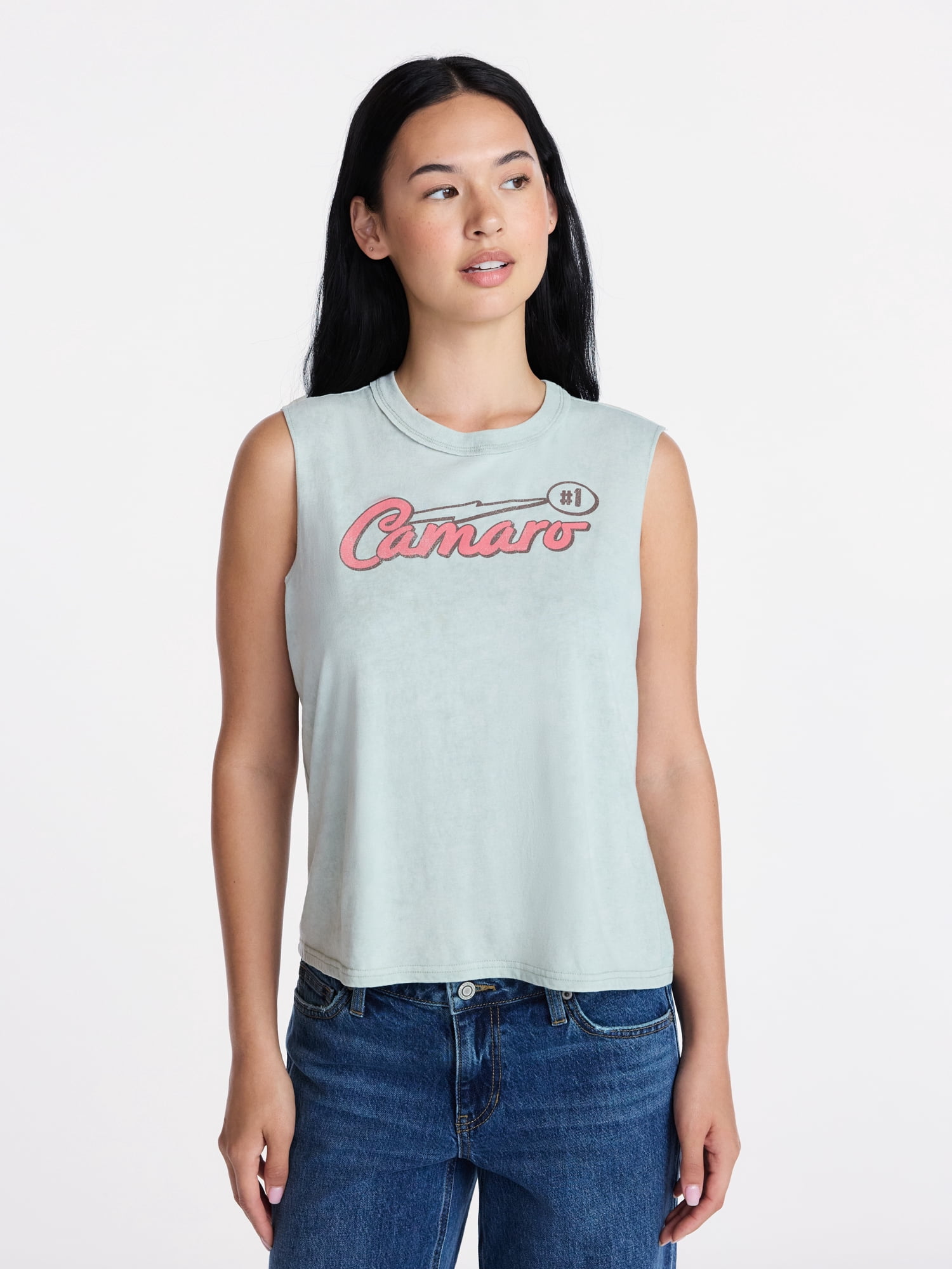 Chevrolet Camaro Women's Graphic Muscle Tank Top, Sizes XXS-XXL ...