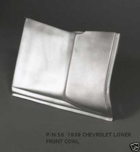 Chevrolet Chevy Car Master Deluxe Cowl Panel Right 1939 #56R EMS ...