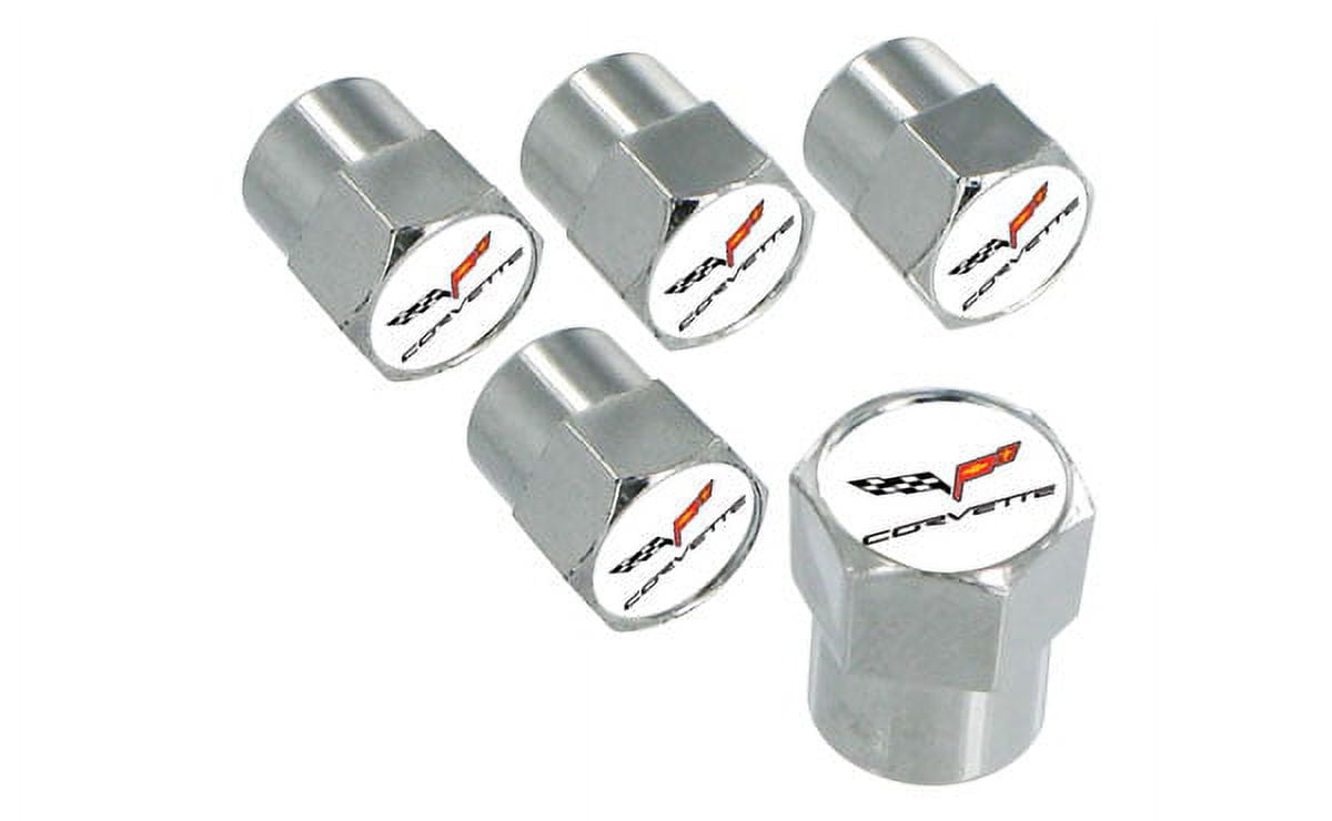Chevrolet Chevy Corvette C6 Chrome Valve Cap Covers - Walmart.com