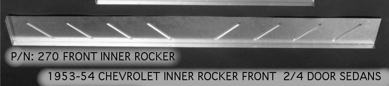Chevrolet Chevy Special DeLuxe Bel Air Inner Rocker Right 1953-1954 ...
