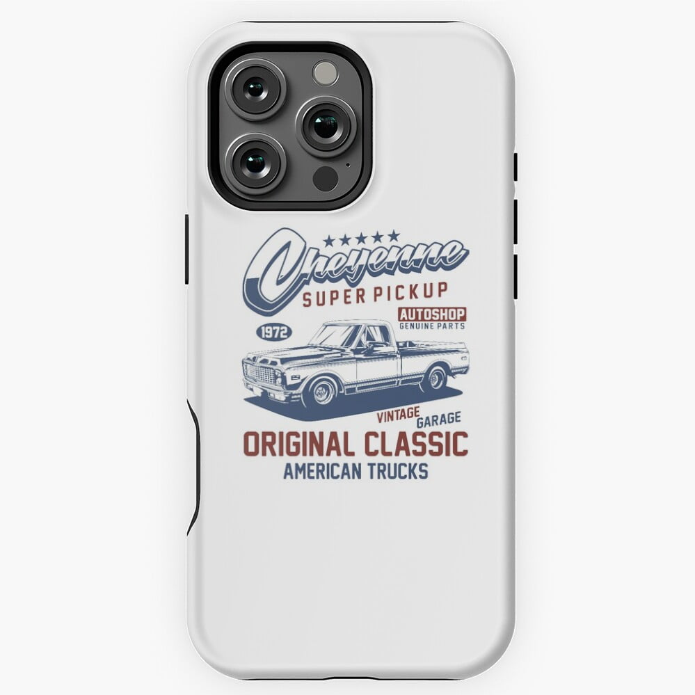 Chevrolet Cheyenne 1972 Classic Truck Phone Case for iPhone 16 15 14 13 ...