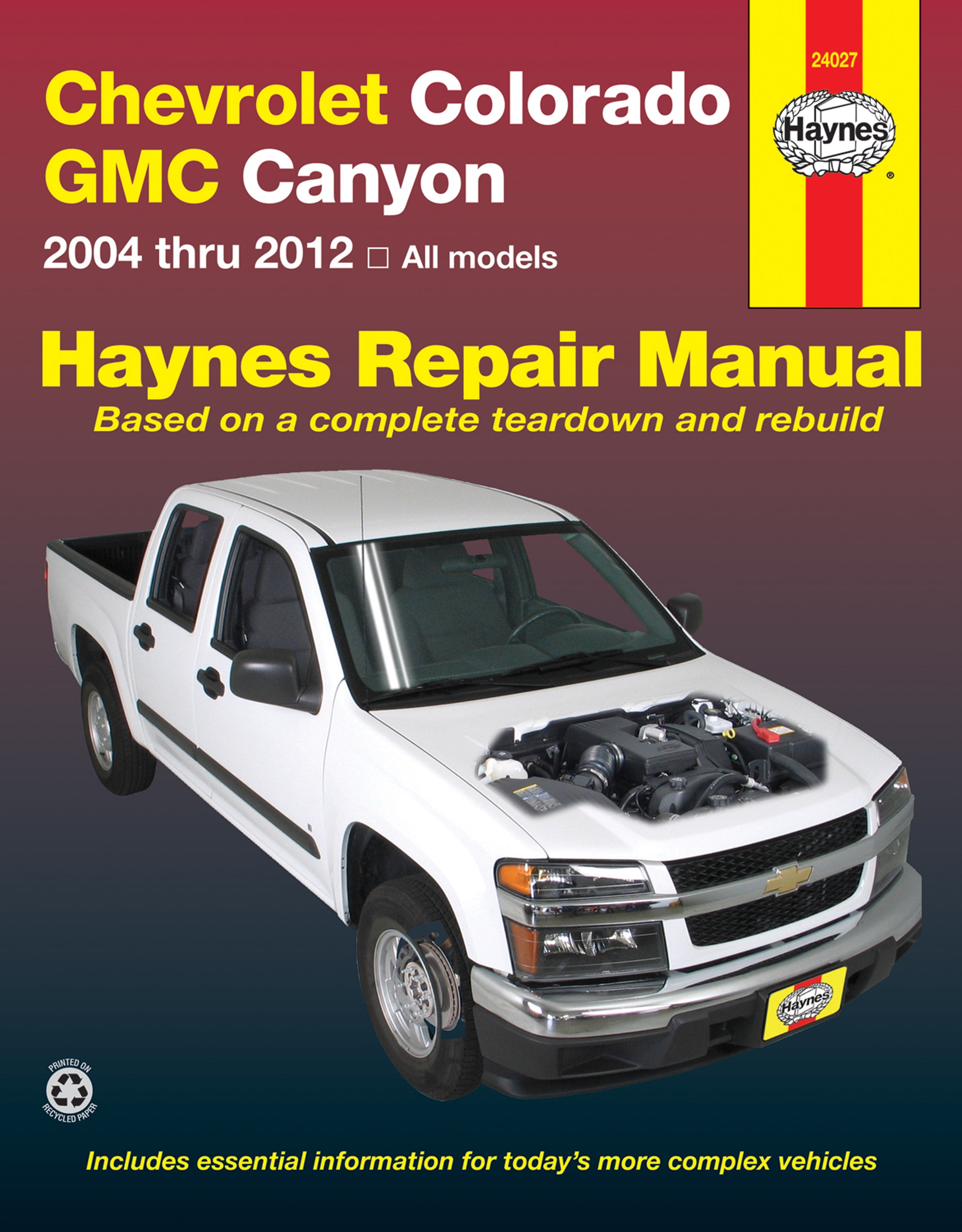 Chevrolet Colorado & GMC Canyon (04-12) Haynes Repair Manual ...
