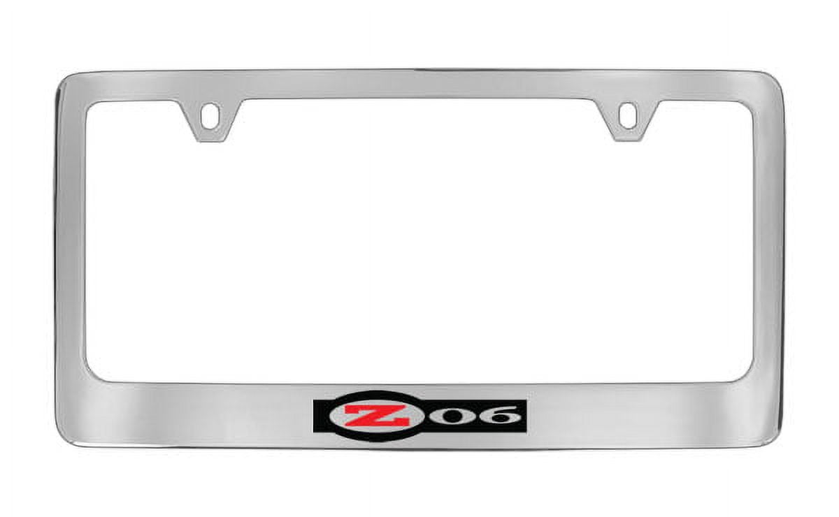 Chevrolet Corvette C5 Zo6 Chrome Plated Metal License Plate Frame ...