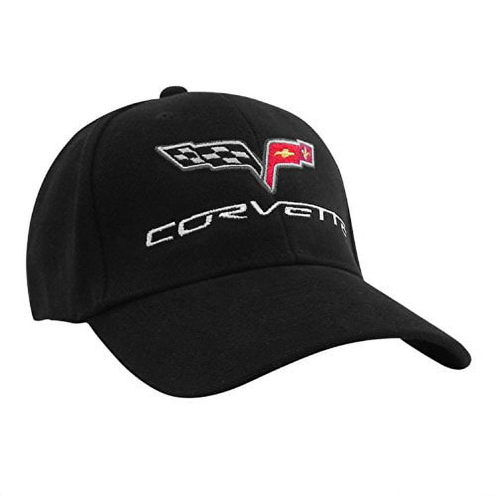 Chevrolet Corvette C6 Black Baseball Cap, Official Chevy Hat by Hot ...