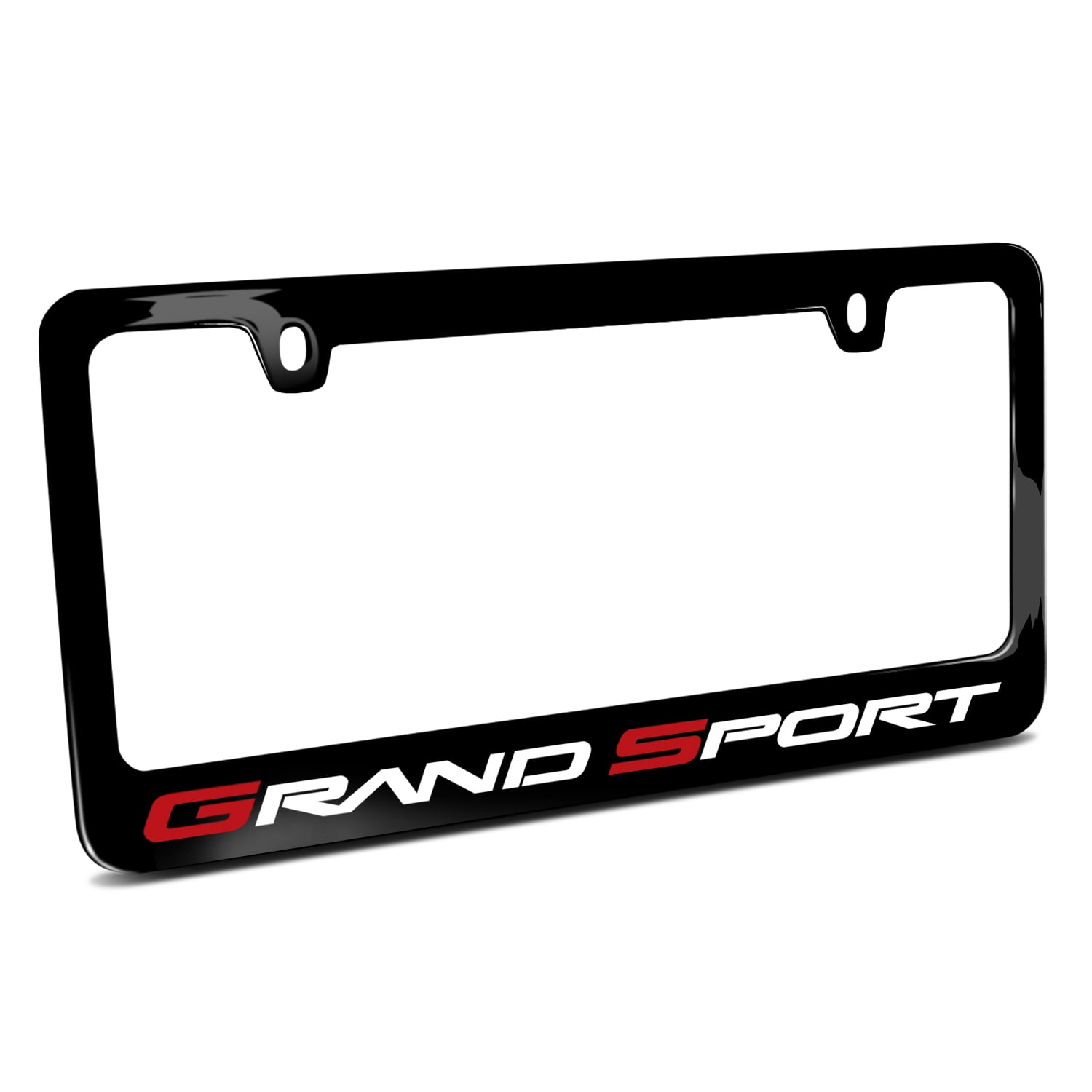 Chevrolet Corvette C6 Grand Sport Black Metal License Plate Frame ...