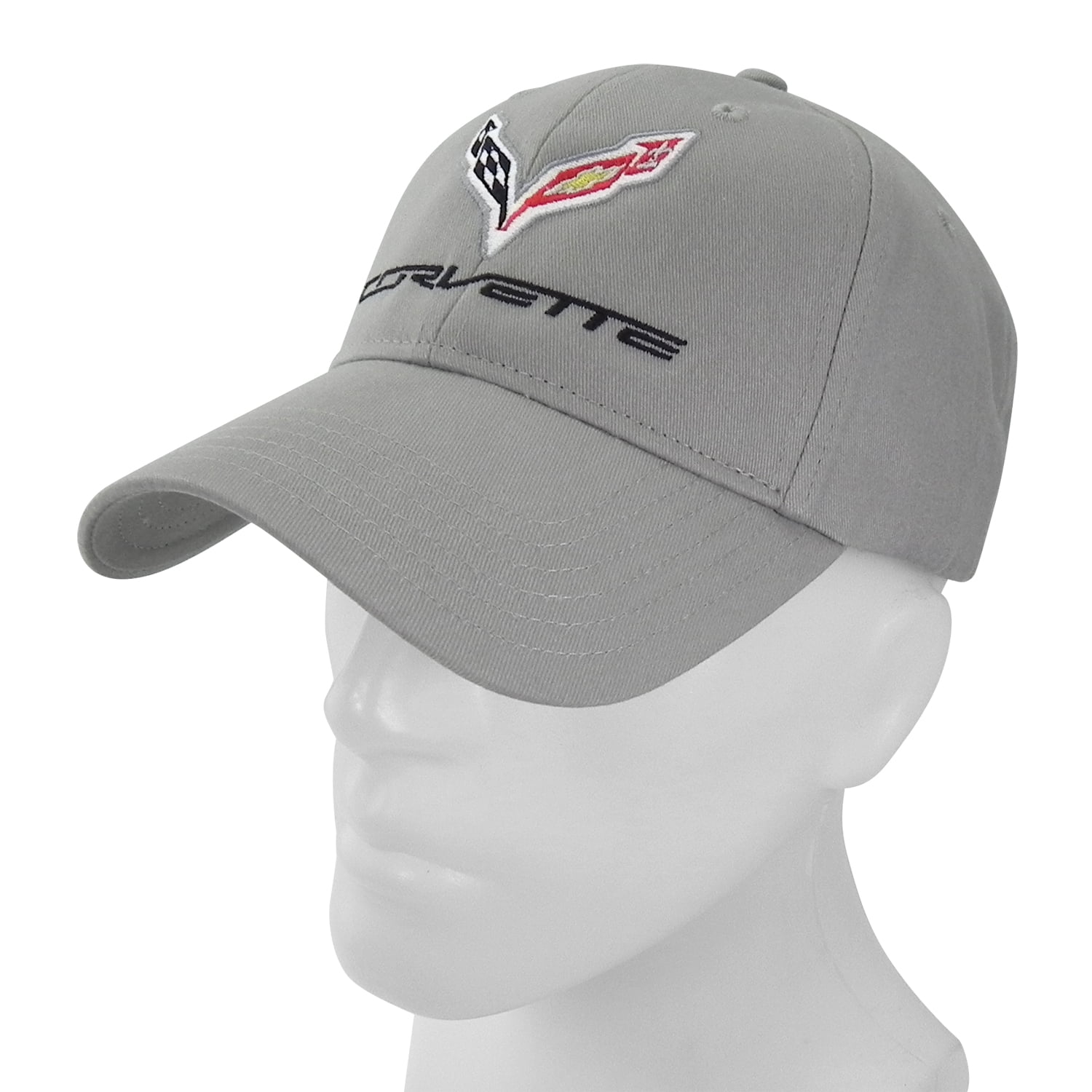 Chevrolet Corvette C7 Logo Gray Baseball Hat - Walmart.com