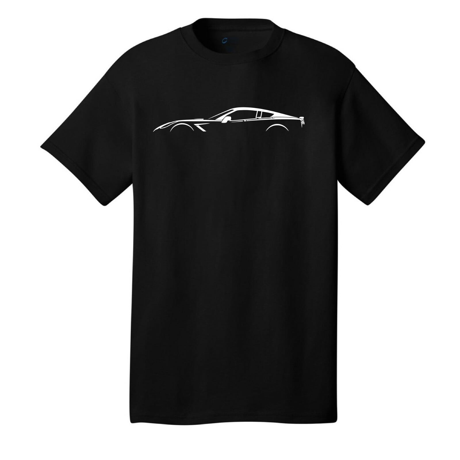 Chevrolet Corvette C7 Silhouette T-shirt - Walmart.com