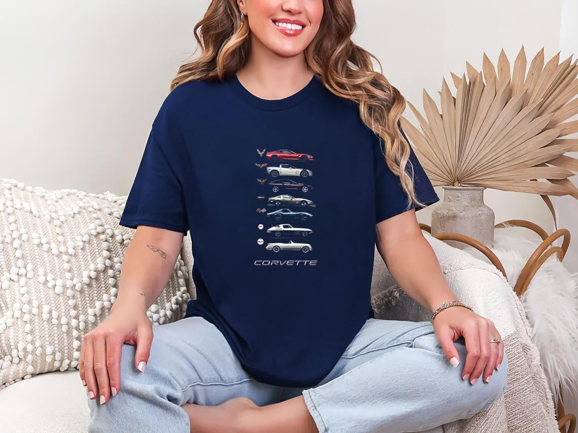 Chevrolet Corvette T-Shirt with Seventh Gen Speed Icon Tribute, for men ...