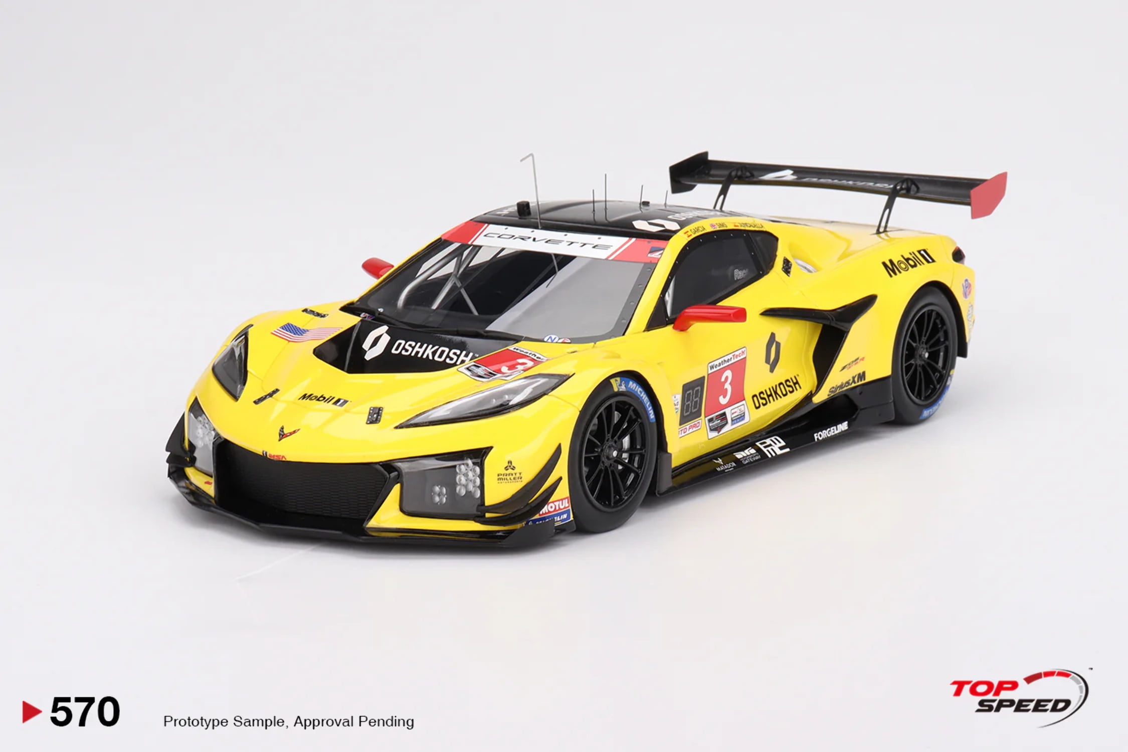 Chevrolet Corvette Z06 GT3.R #3 IMSA GTD Pro "24 Hours of Daytona ...