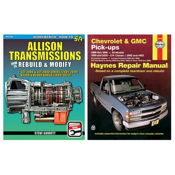 Chevrolet & GMC Pick-ups & Allison Transmissions Rebuild Box Set ...