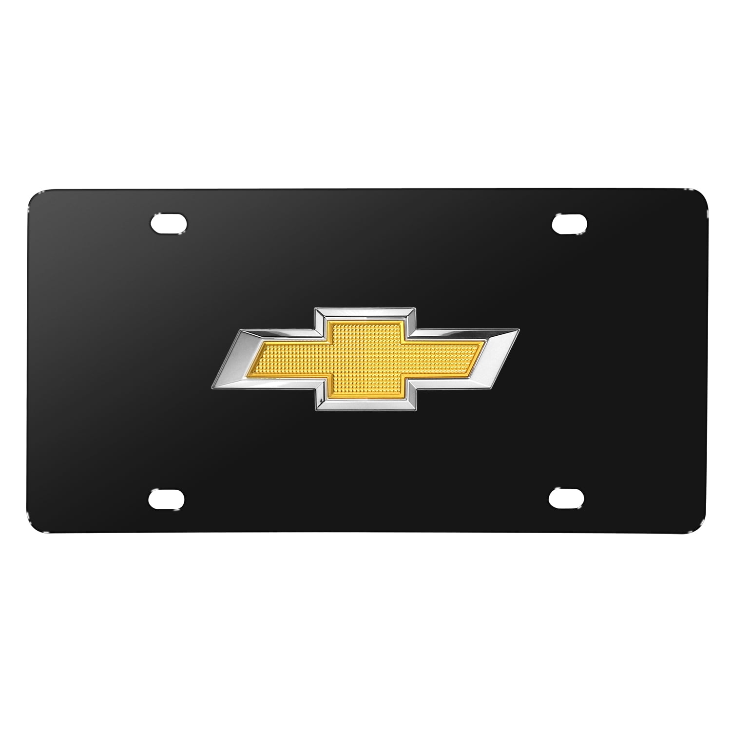 Chevrolet Gold Bowtie 3D Logo Black - Walmart.com