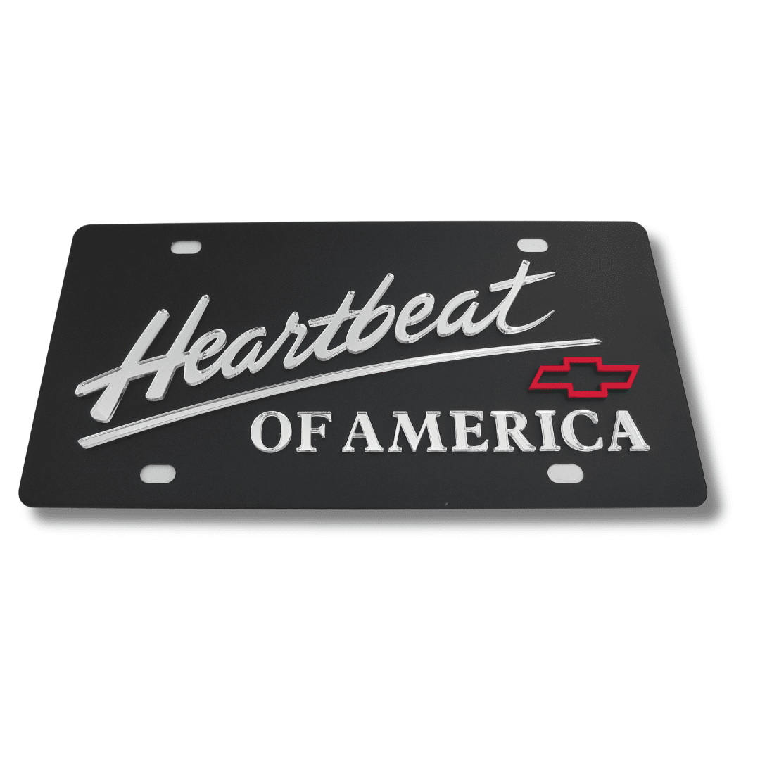 Eurosport Daytona Logo License Plate for Chevrolet Heart Beat of ...