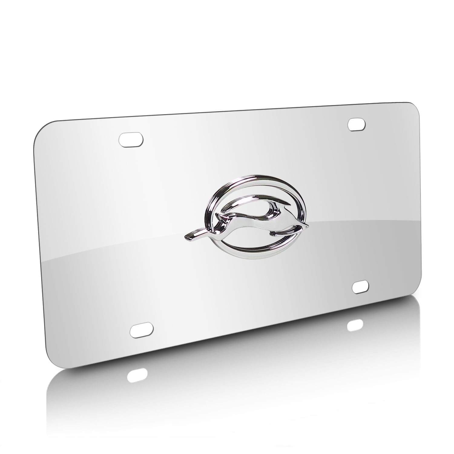 Chevrolet Impala 3D Metal Logo Mirror Chrome Stainless Steel License ...