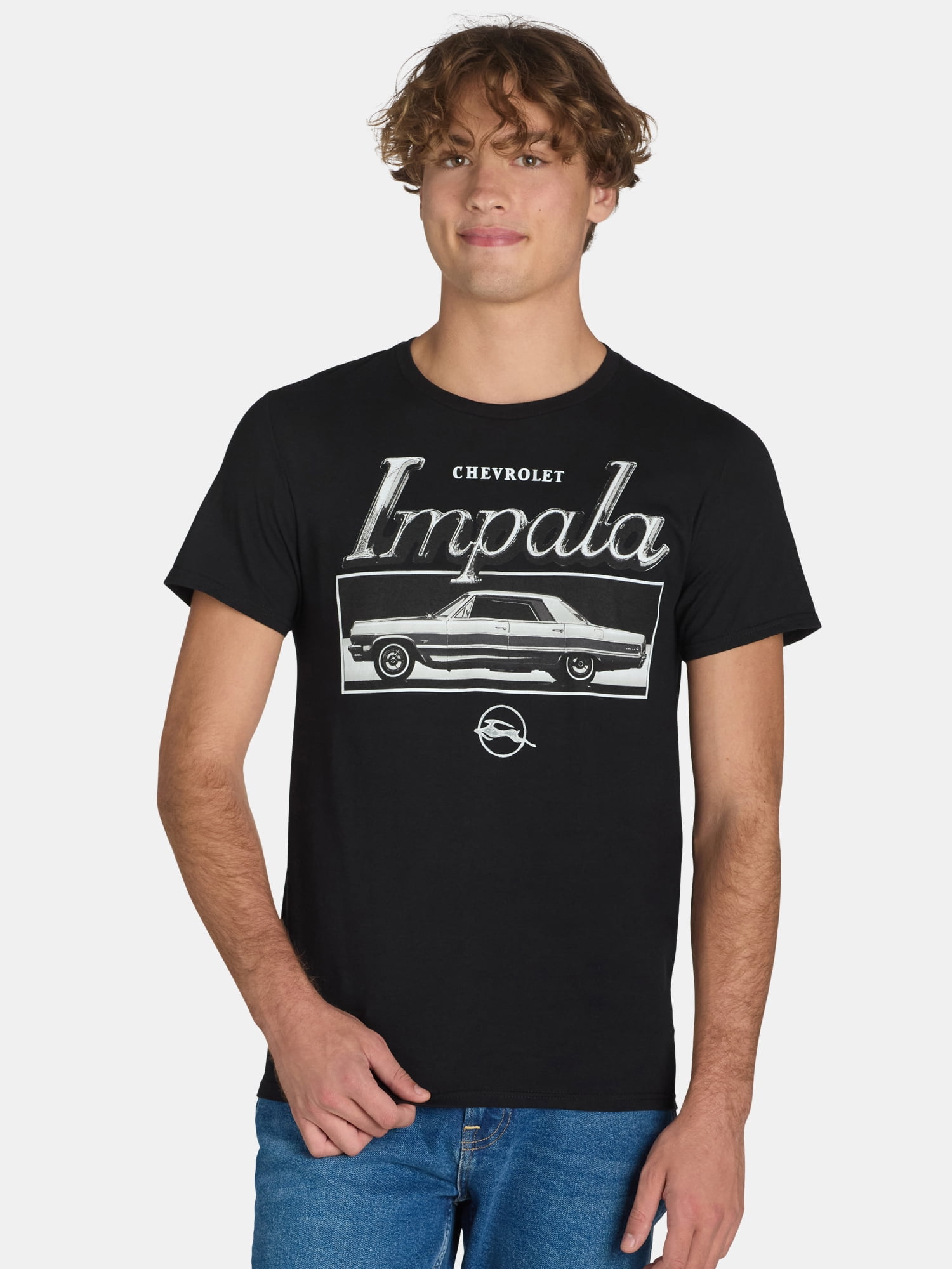 Chevrolet Impala Graphic Tee - men's Vintage Car T-Shirt - Walmart.com