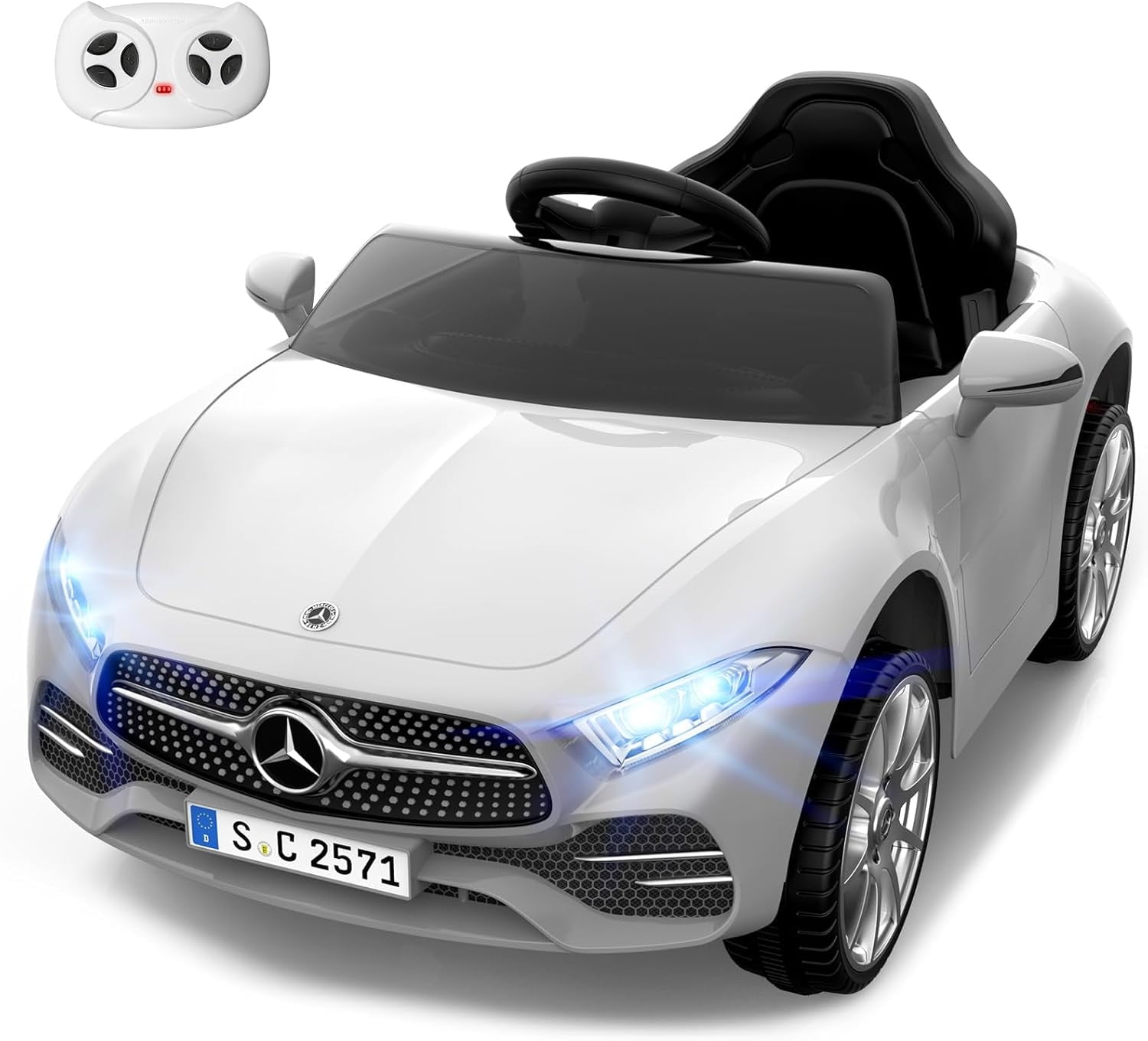 Chevrolet Corvette C8 Kids Electric Car, 12V7Ah, 4 Wheels, Remote ...