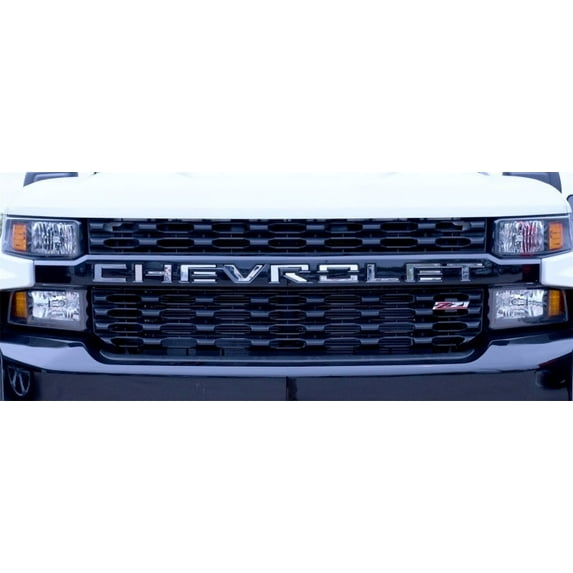 Chevrolet Lettering Emblems Fits select: 2019-2021 CHEVROLET SILVERADO ...
