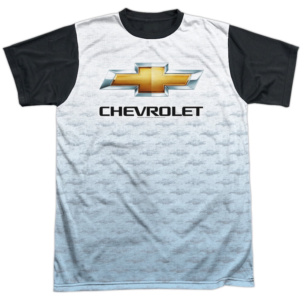 Chevrolet Logo Repeat Unisex Adult Halloween Costume Sublimated T Shirt ...