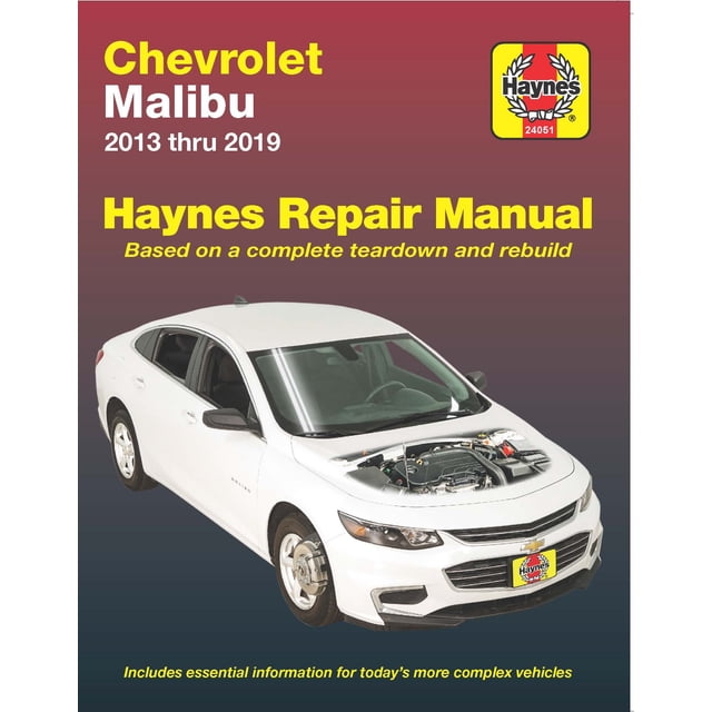 Chevrolet Malibu 2013-2019 Haynes Repair Manual ^ - Walmart.com