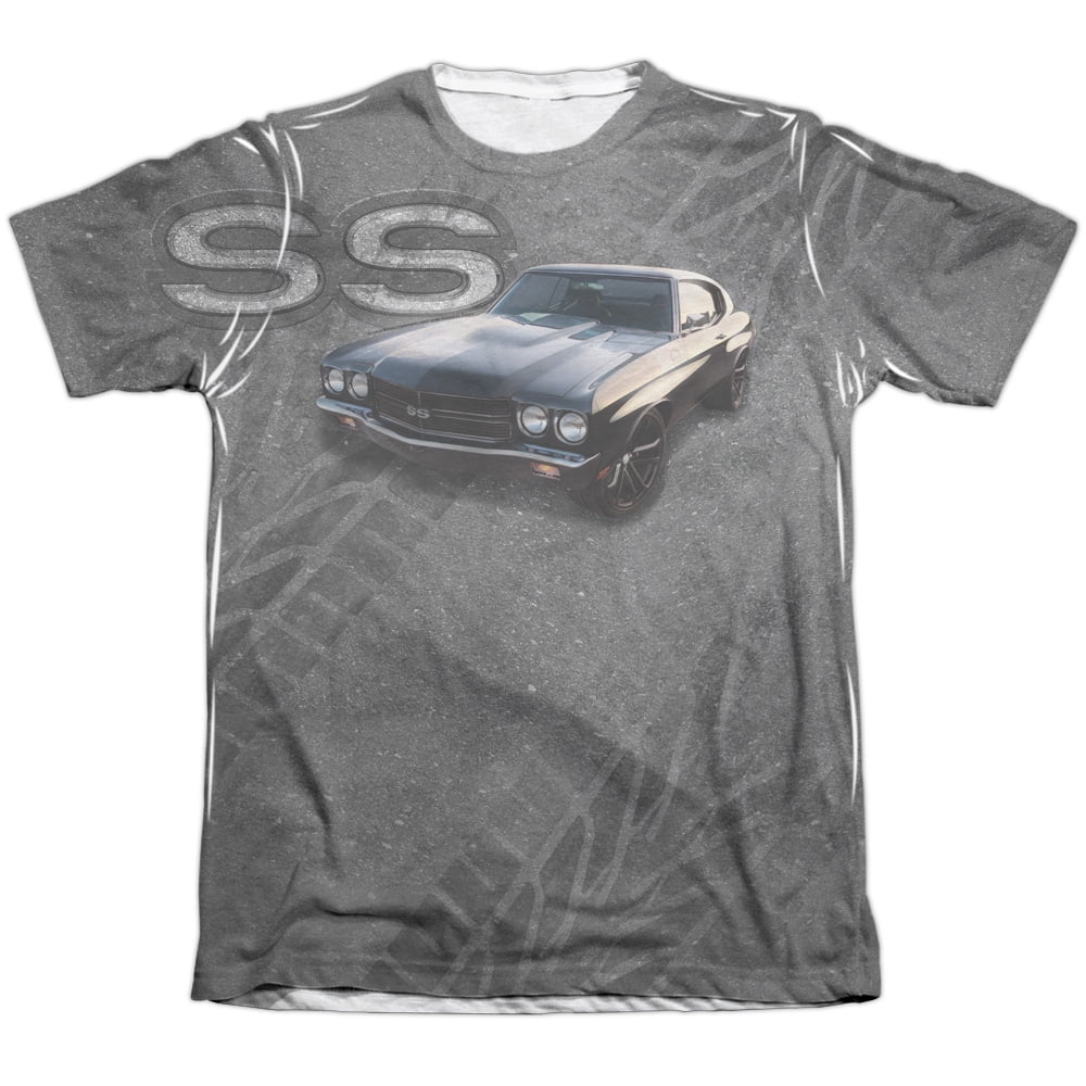 Men's Chevy Muscle Chevelle Ss Sublimation T-shirt Small White ...