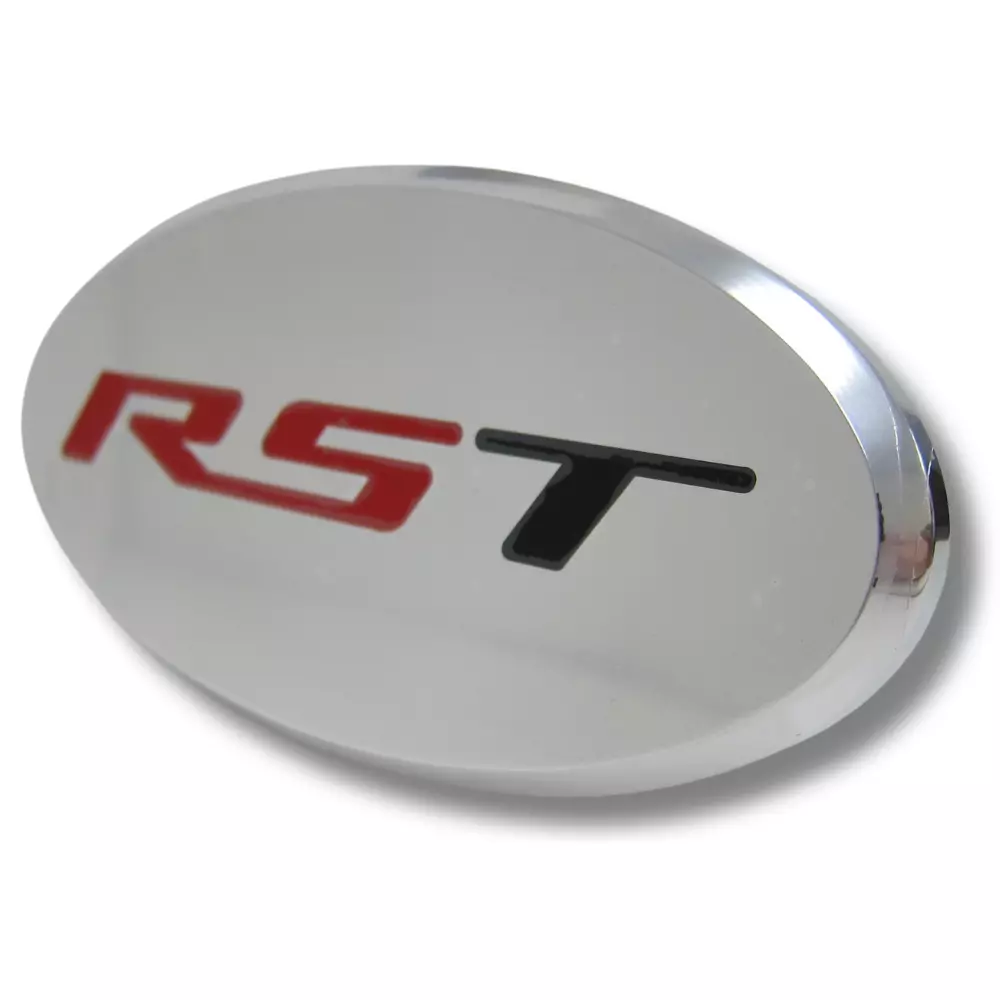 Chevrolet RST Engraved Emblem Oval Aluminum Tow Hitch Cover Official ...