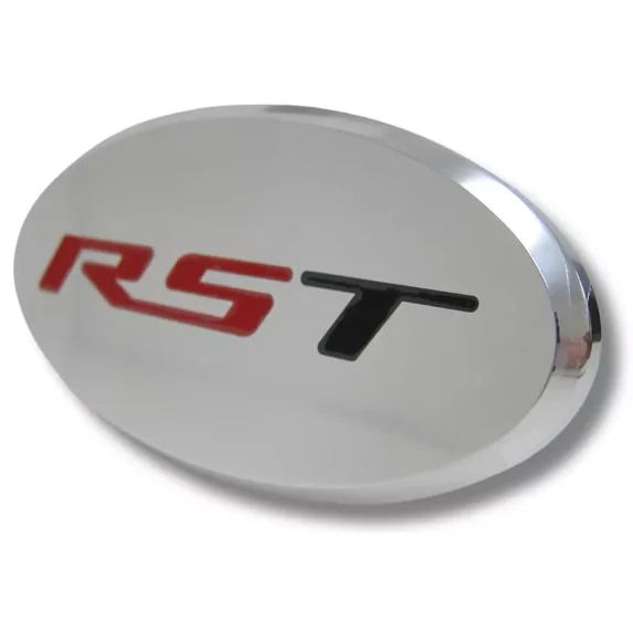 Chevrolet RST Engraved Emblem Oval Aluminum Tow Hitch Cover Official ...
