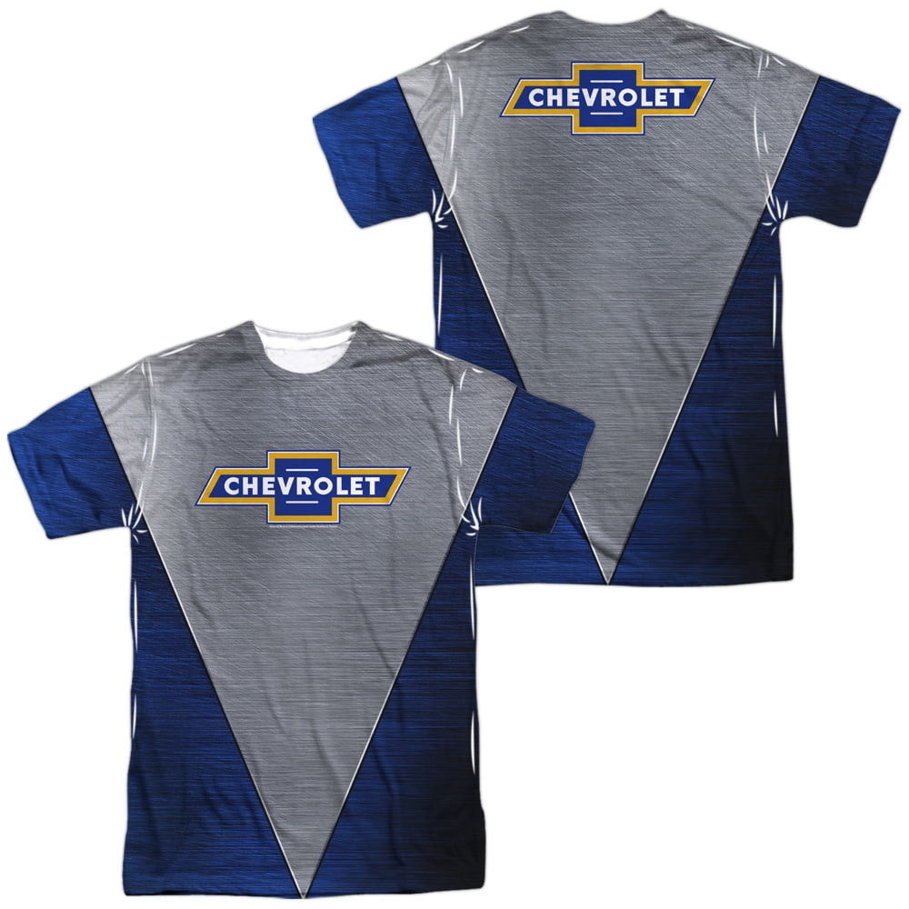 Chevrolet Shiny Chevy Logo Unisex Adult Sublimated Costume T Shirt ...
