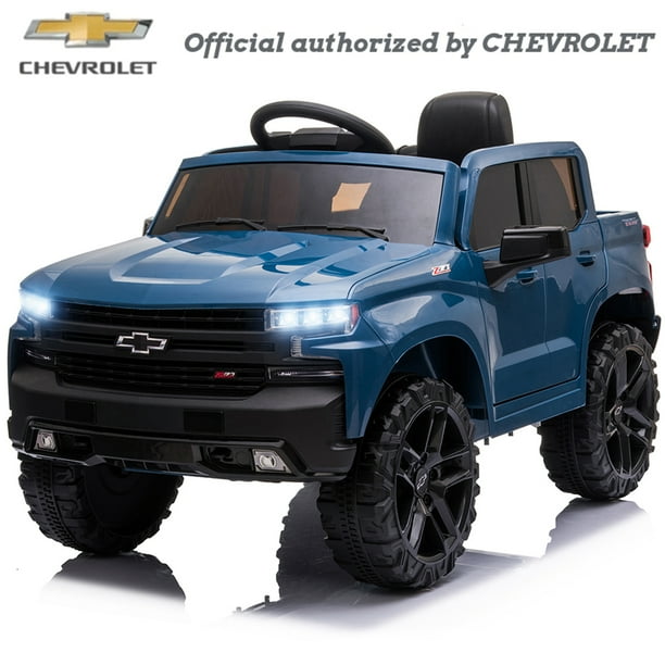 12V Kids Ride On Car with Remote Control, Chevrolet Silverado Electric ...