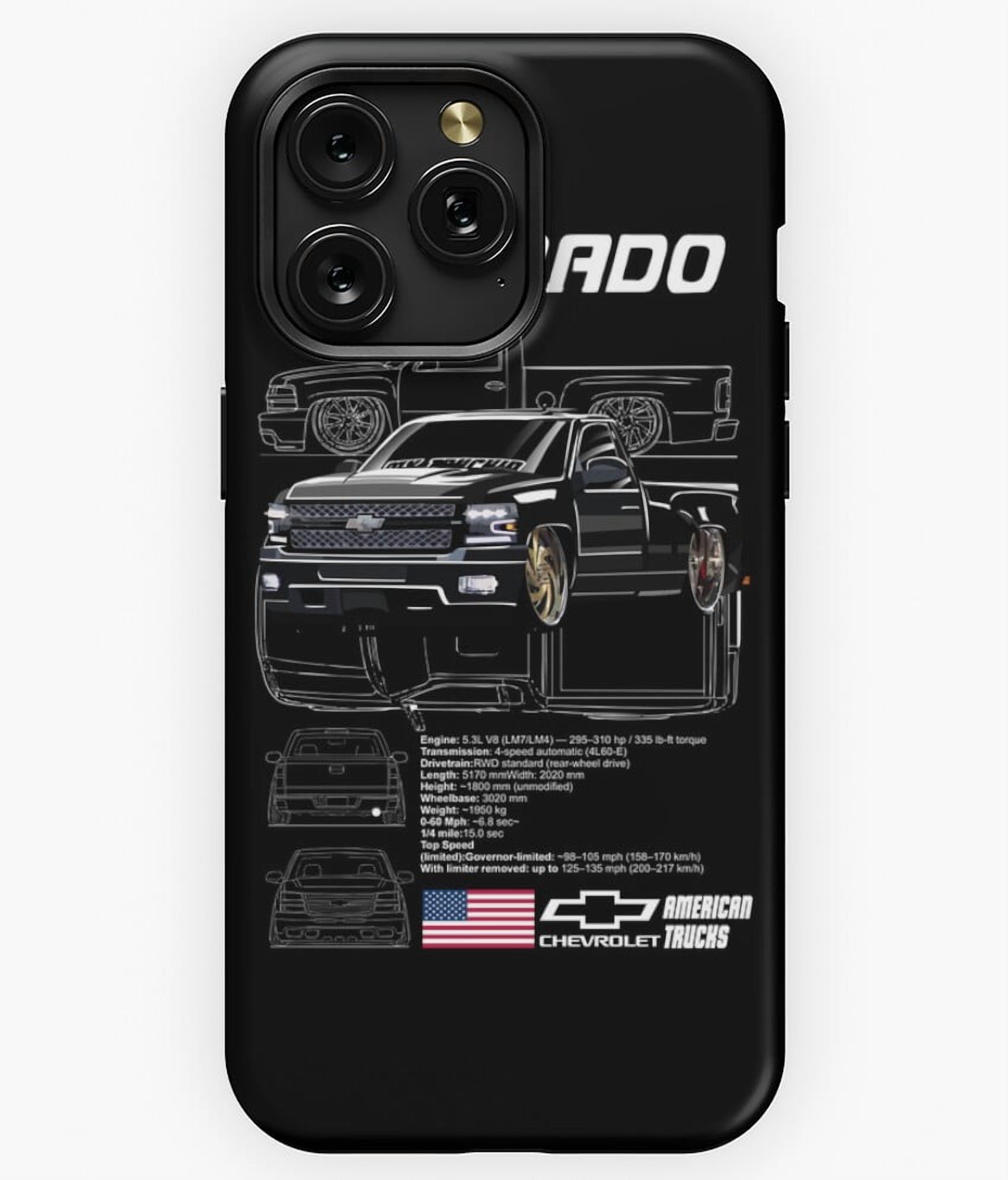 Chevrolet Silverado American Pickup Truck Graphic A3956 Phone Case for ...