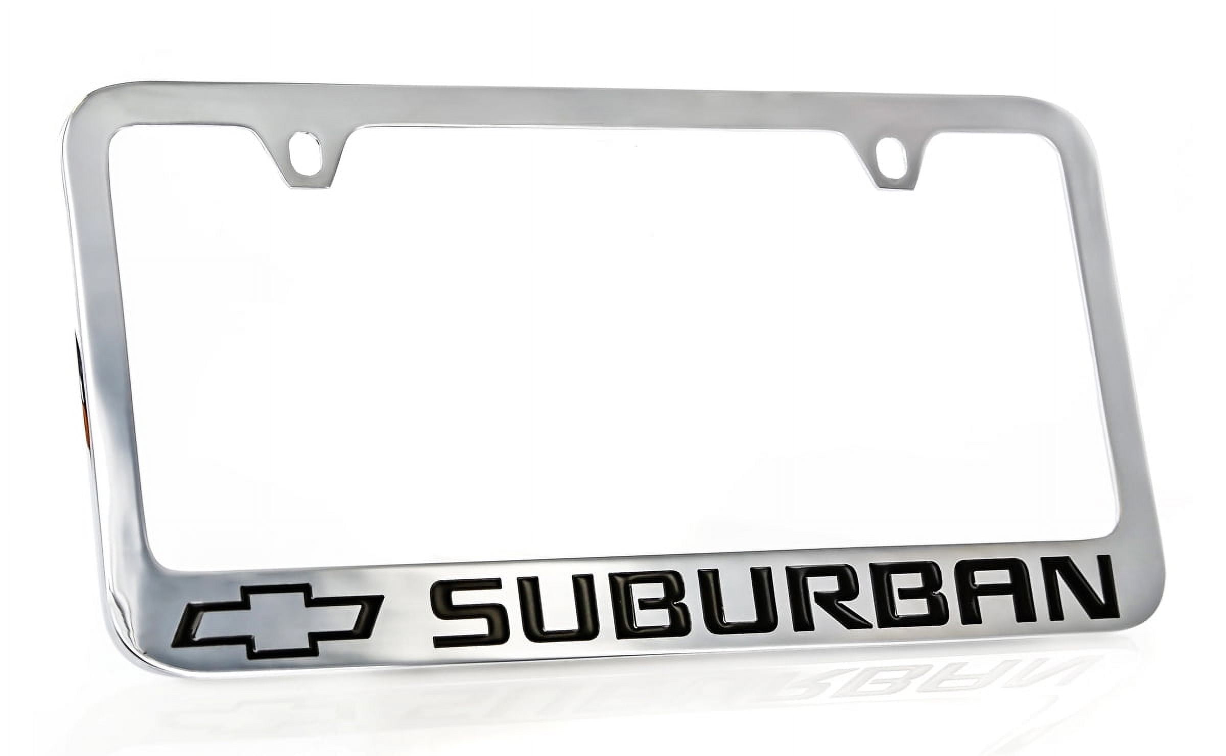 Chevrolet Suburban Chrome Plated Metal License Plate Frame Holder ...