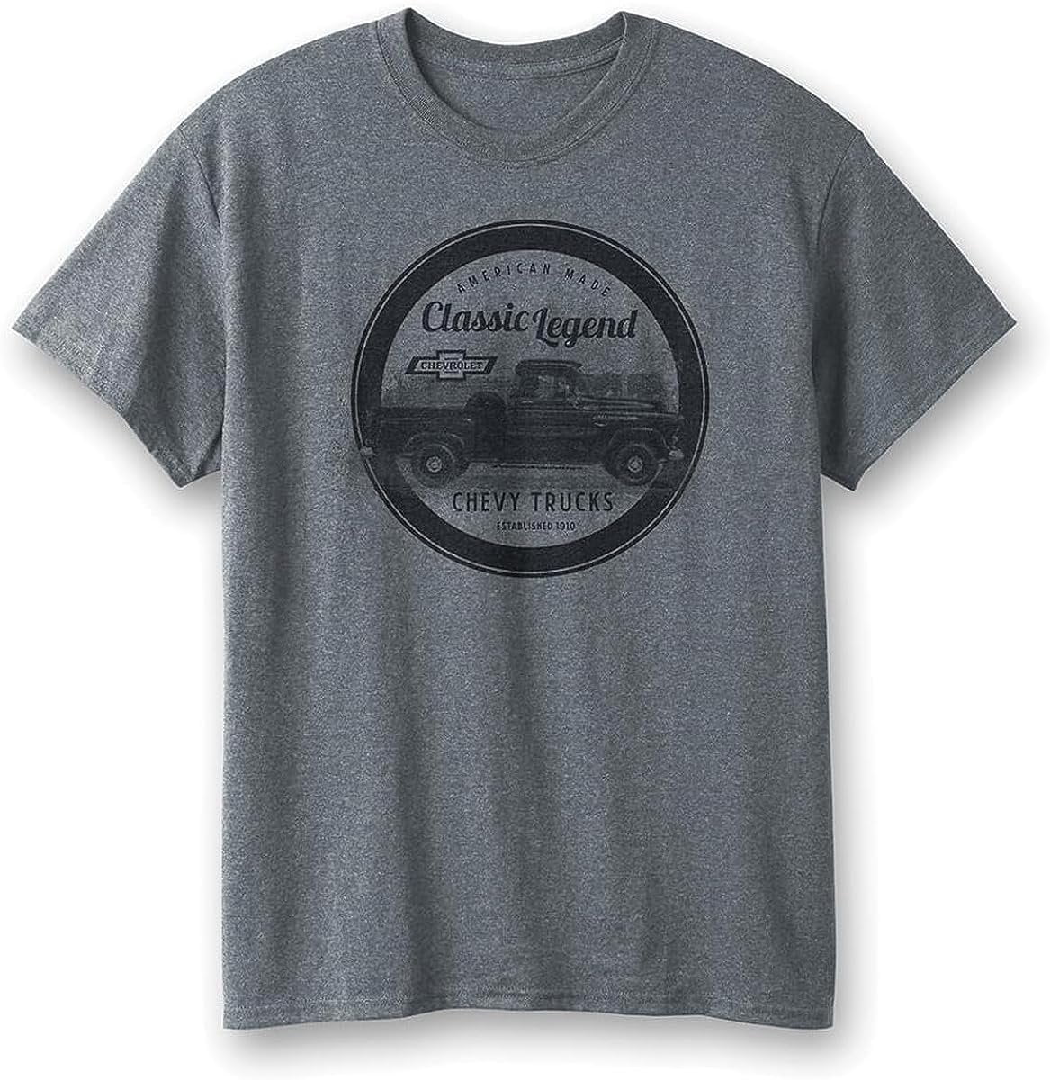Chevrolet Trucks Classic Legend T-Shirt - Chevy Vintage Shirt Gray - GM ...