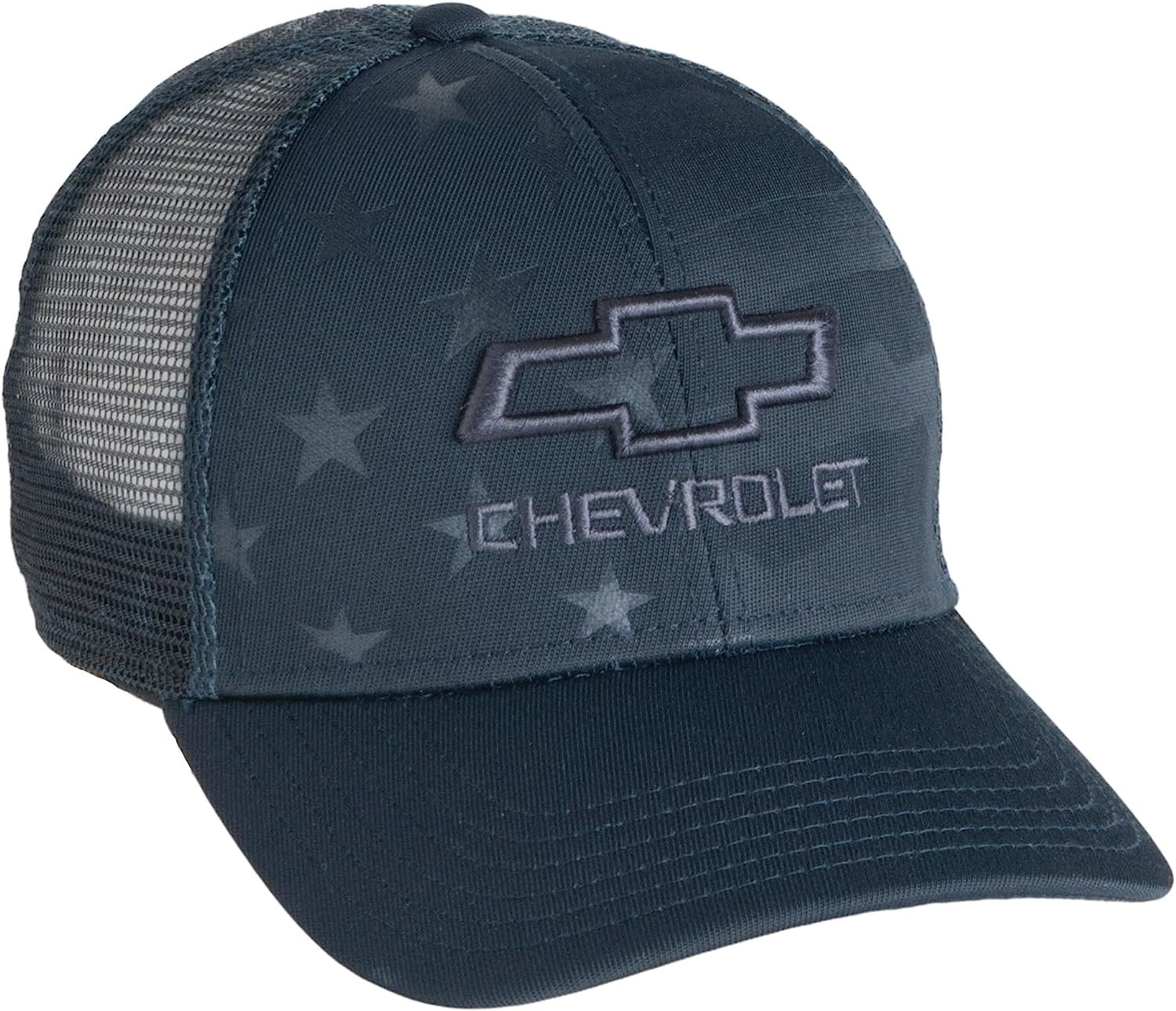 Chevrolet USA Stars and Stripes Hat- Chevy Tonal Flag Cap Navy ...