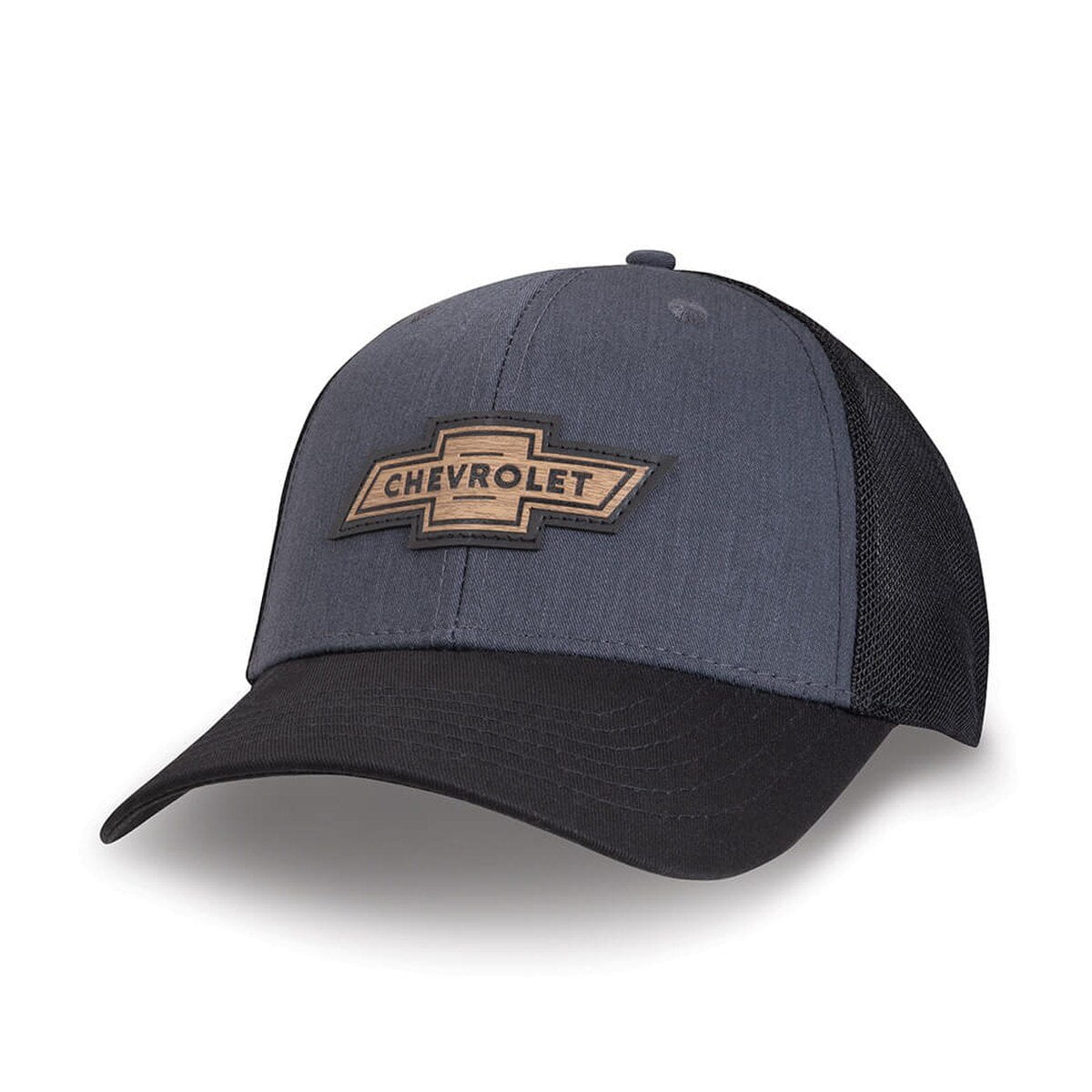 Chevrolet Vintage Woodgrain Emblem Hat - Officially Licensed Chevy Cap ...