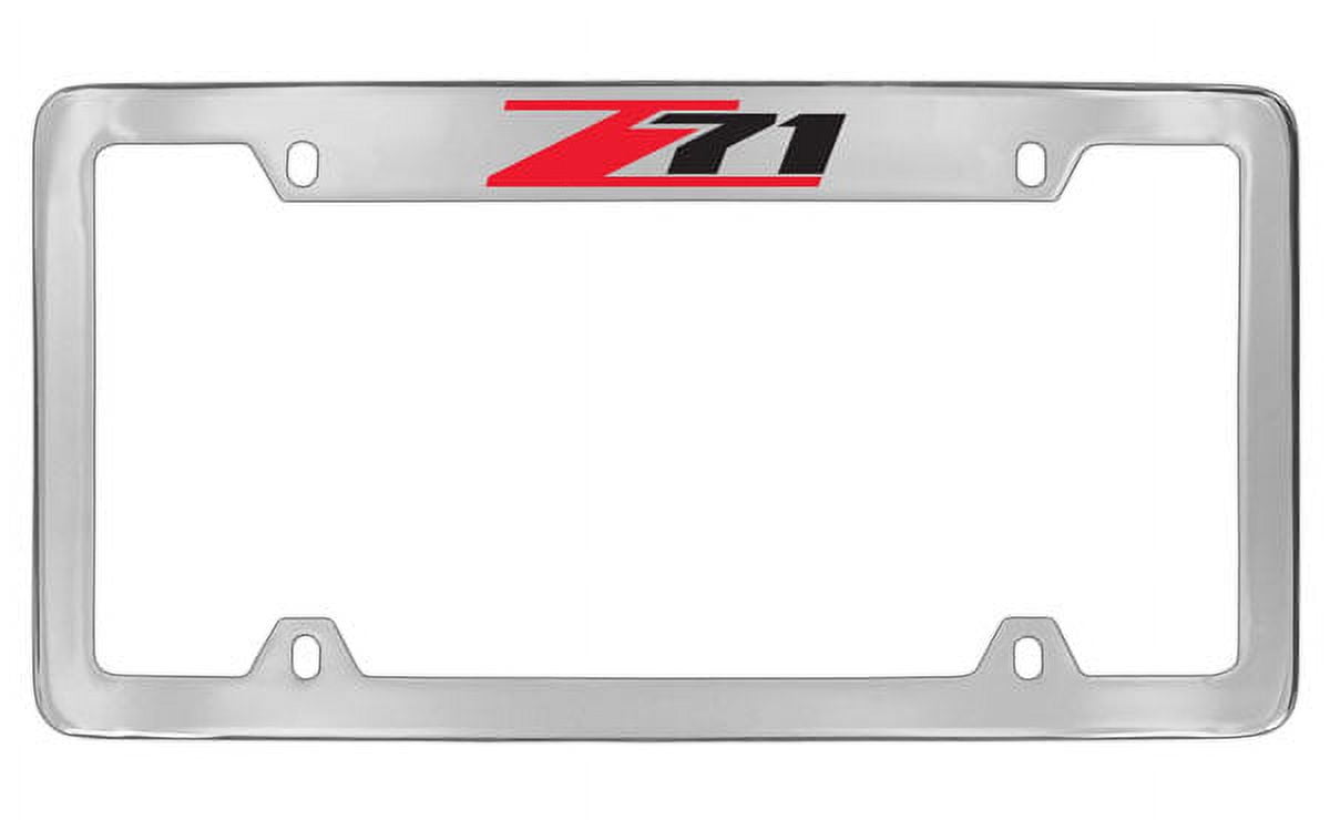Officially Licensed Chevrolet Z71 Chrome Plated Engraved License Plate ...
