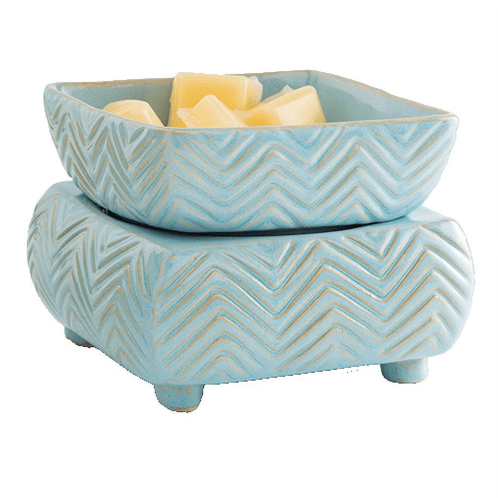 Chevron 2-In-1 Candle and Fragrance Warmer For Candles And Wax Melts ...