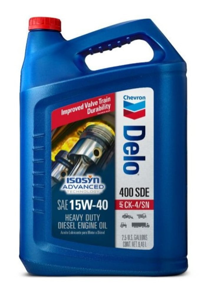 Chevron 222290478 Delo 400 SDE SAE 15W-40 Heavy Duty Diesel Engine Oil ...