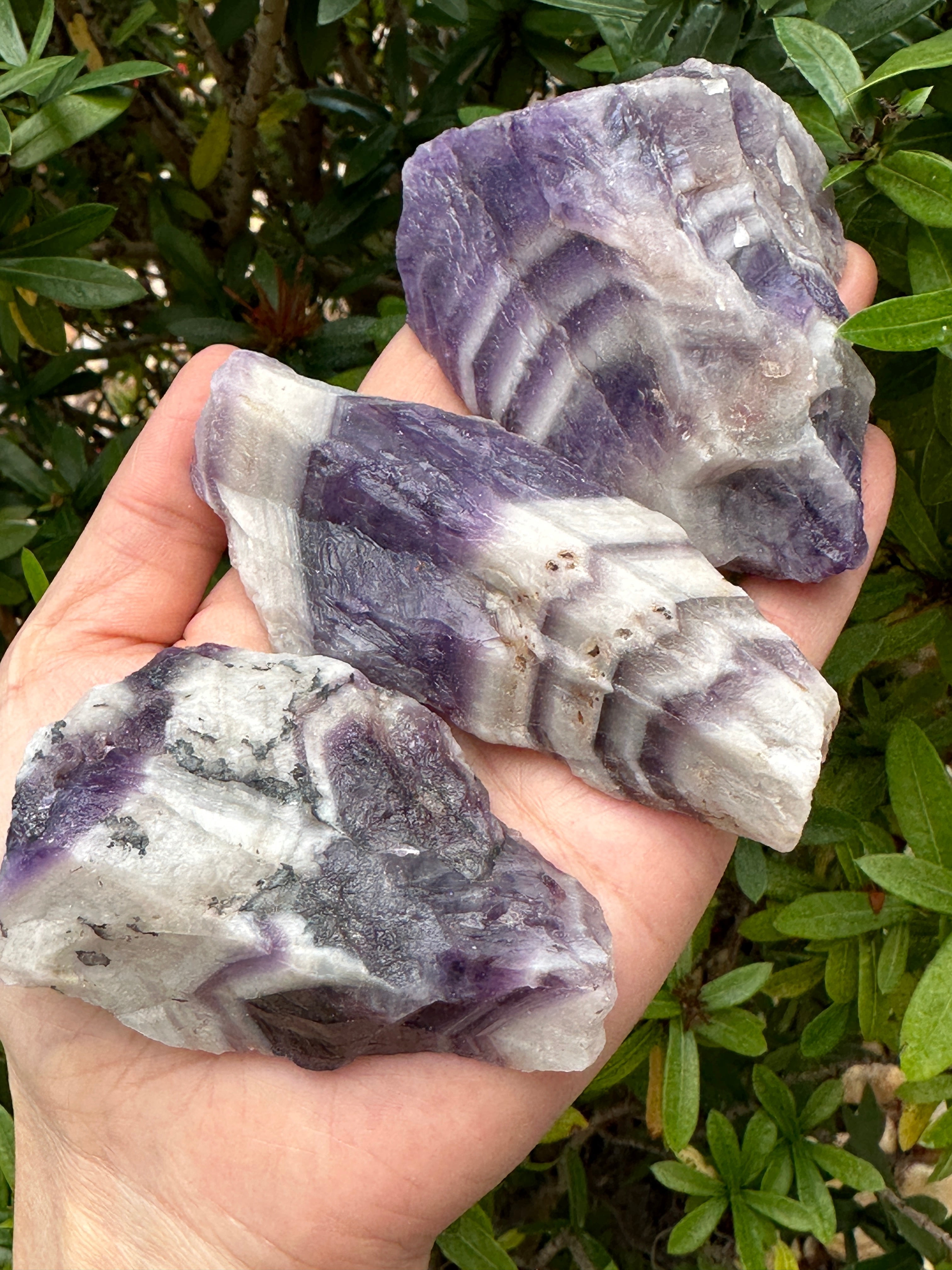 Chevron Amethyst Rough, Natural Chevron Amethyst Rough, Raw Chevron ...
