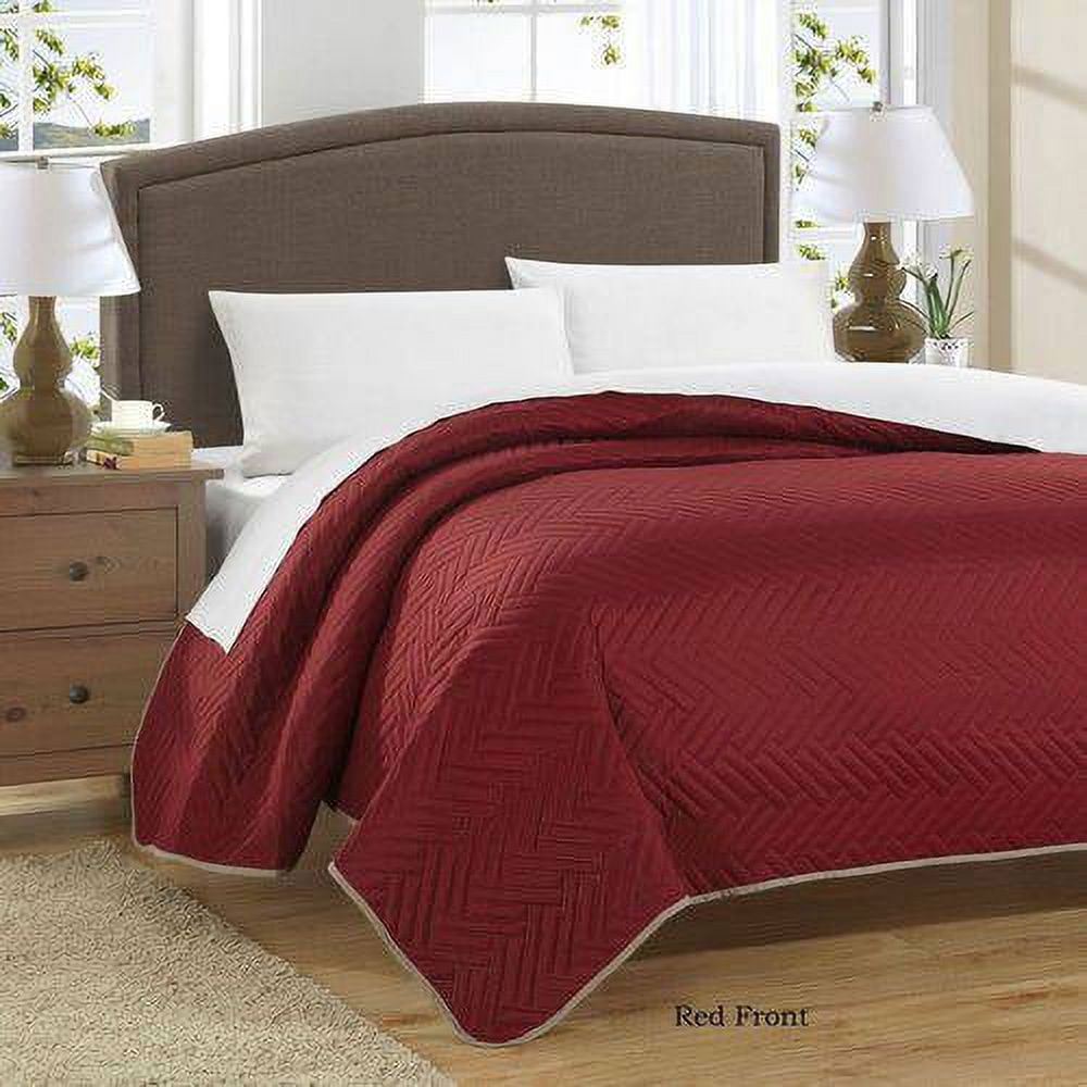 Chevron Blocks 5-Piece Marian Reversible Quilt - Walmart.com