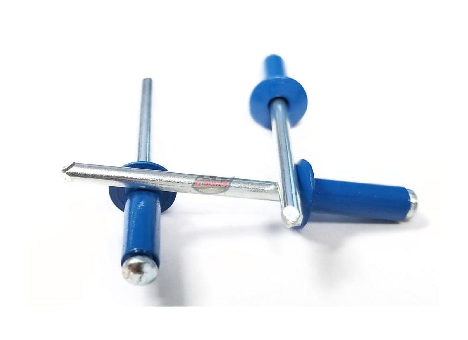 Chevron Blue 1/8" Aluminum Steel Mandrel Pop Rivets 250 ct Racing ...