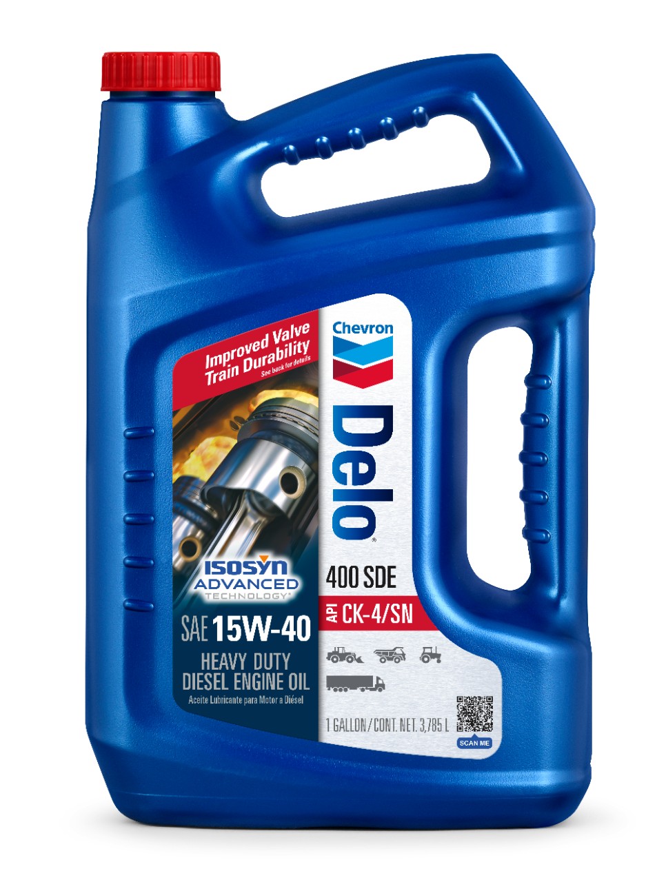 Chevron Delo 400 SDE SAE 15W 40 Heavy Duty Diesel Motor Oil 1 Gallon