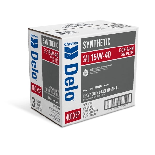 Free Shipping! Chevron Delo XSP 15W-40 Heavy Duty Synthetic Diesel ...