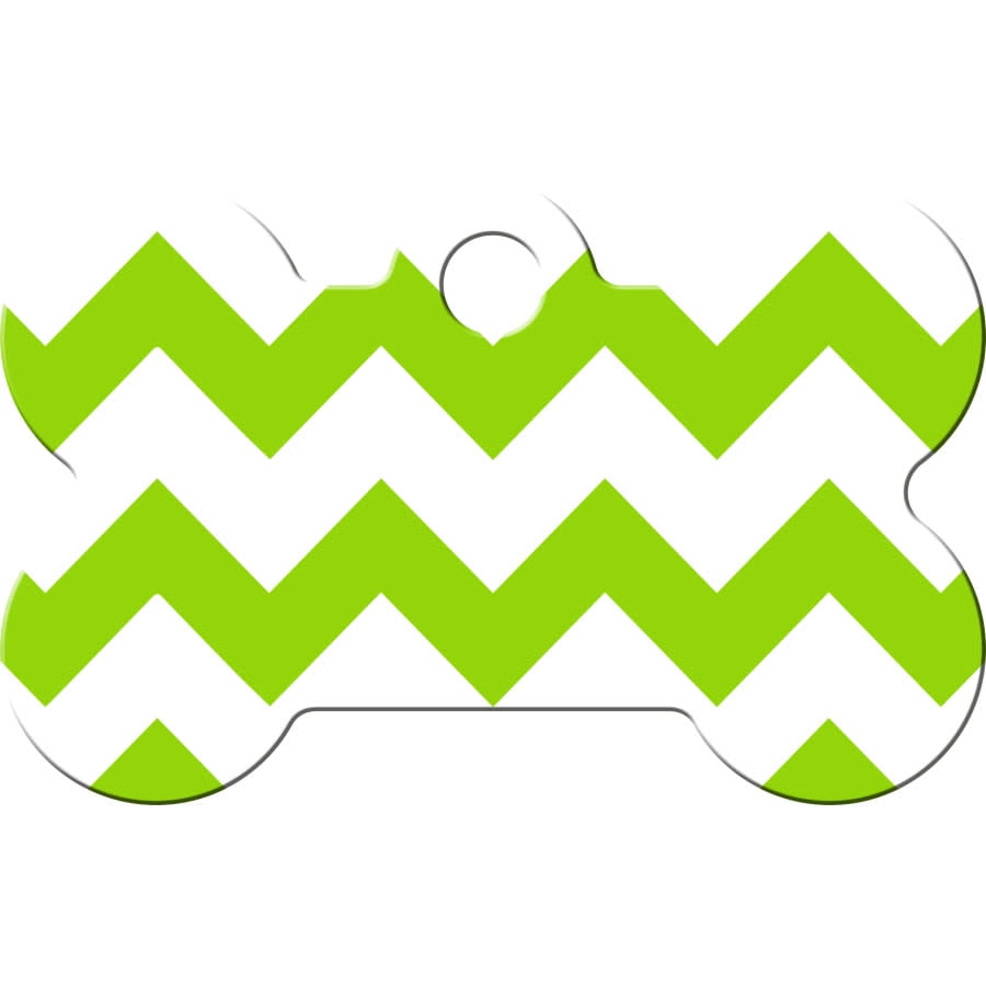 Chevron Dog Tag, Small Bone - Walmart.com