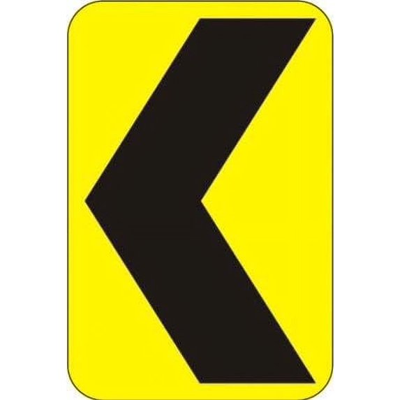 Chevron Left Sign Construction Signs Metal Sign Tin Sign 8x12 Inch ...