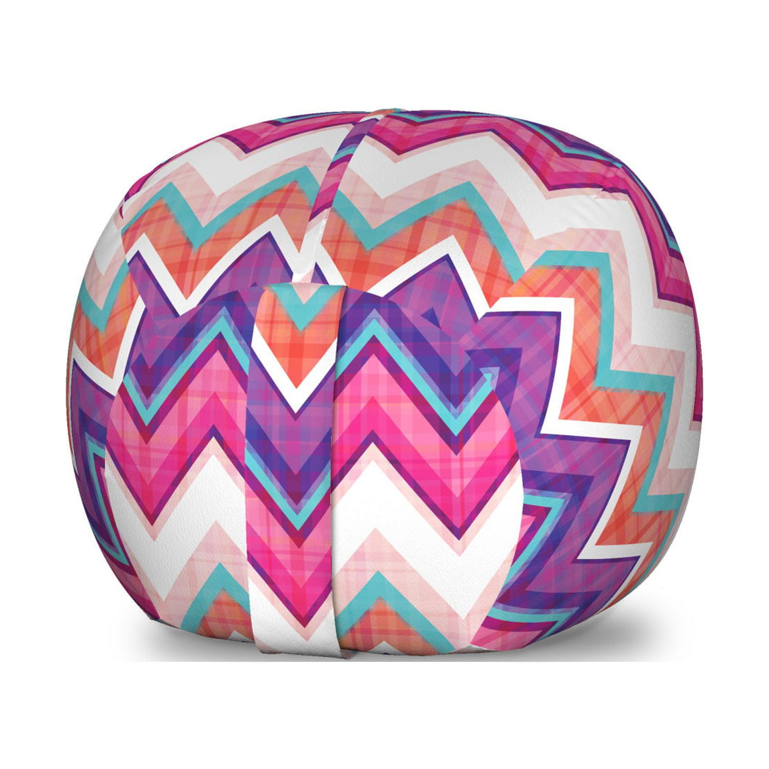 Chevron Storage Toy Bag Chair, Chevron Motifs Different Colors with ...