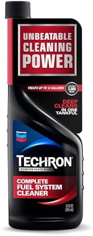Chevron Techron Concentrate Plus Fuel System Cleaner, 20 oz., Pack of 1 ...